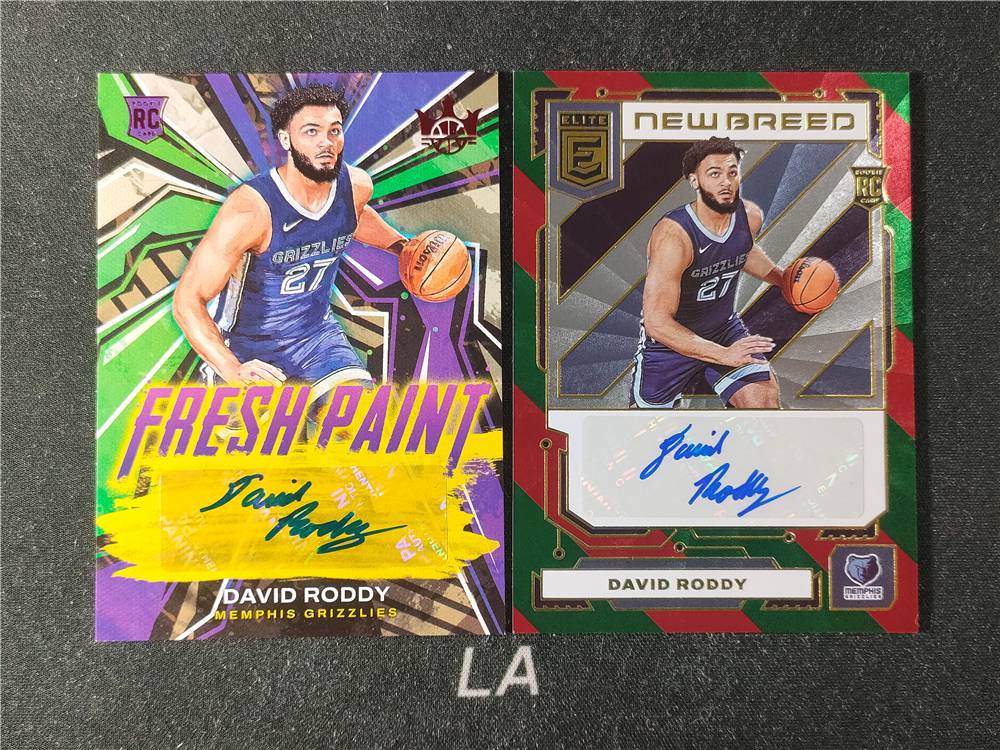 【LA拍卖】2022-23 Panini 油画 Donruss 杜蕾斯精英 新秀RC David Roddy 戴维 罗迪 大卫 罗迪 灰熊队 ...