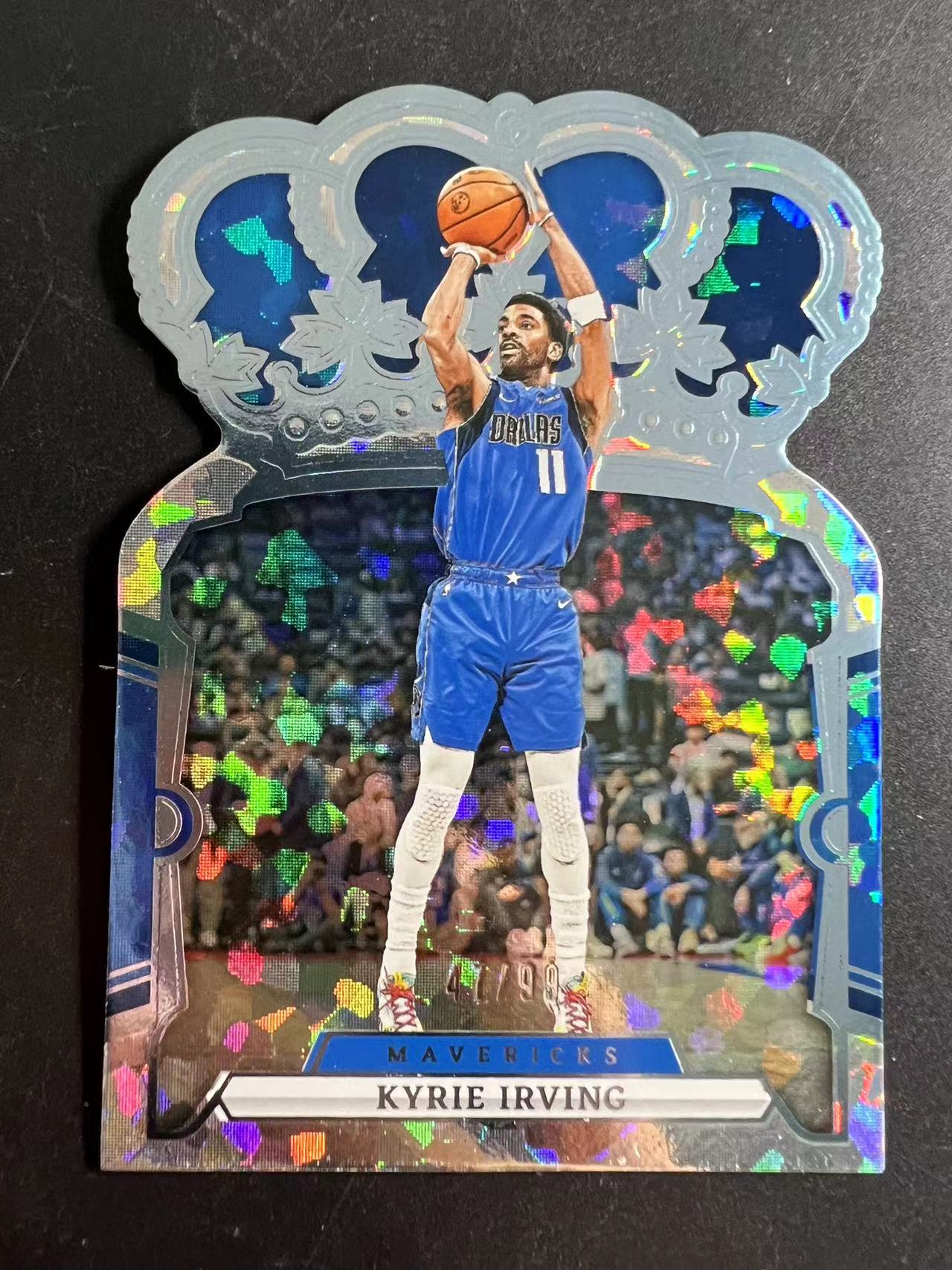 2023-24 Panini Crown Royale Kyrie Irving 【肥猫代卖】白虎 皇冠 独行侠 凯里欧文 99编 碎冰折 ...