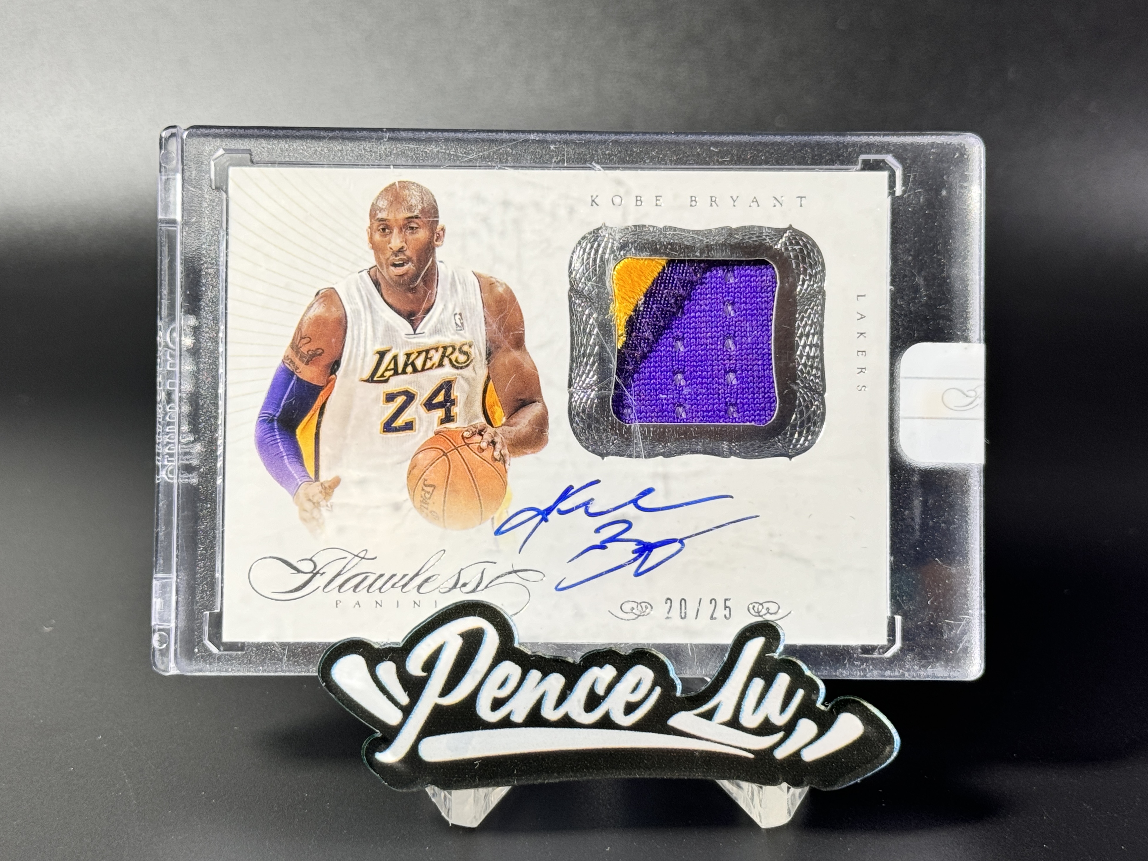 【喷子拍卖】2012-13 panini flawless Kobe Bryant 元年手提 洛杉矶湖人 科比 布莱恩特 patch 签字 ...