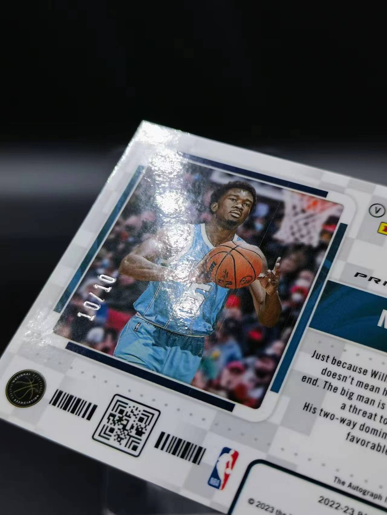 2022-23 Panini Contenders Mark Williams 【无疫烦拍卖】球票 黄蜂 马克威廉姆斯 新秀RC 签字卡签 金 ...