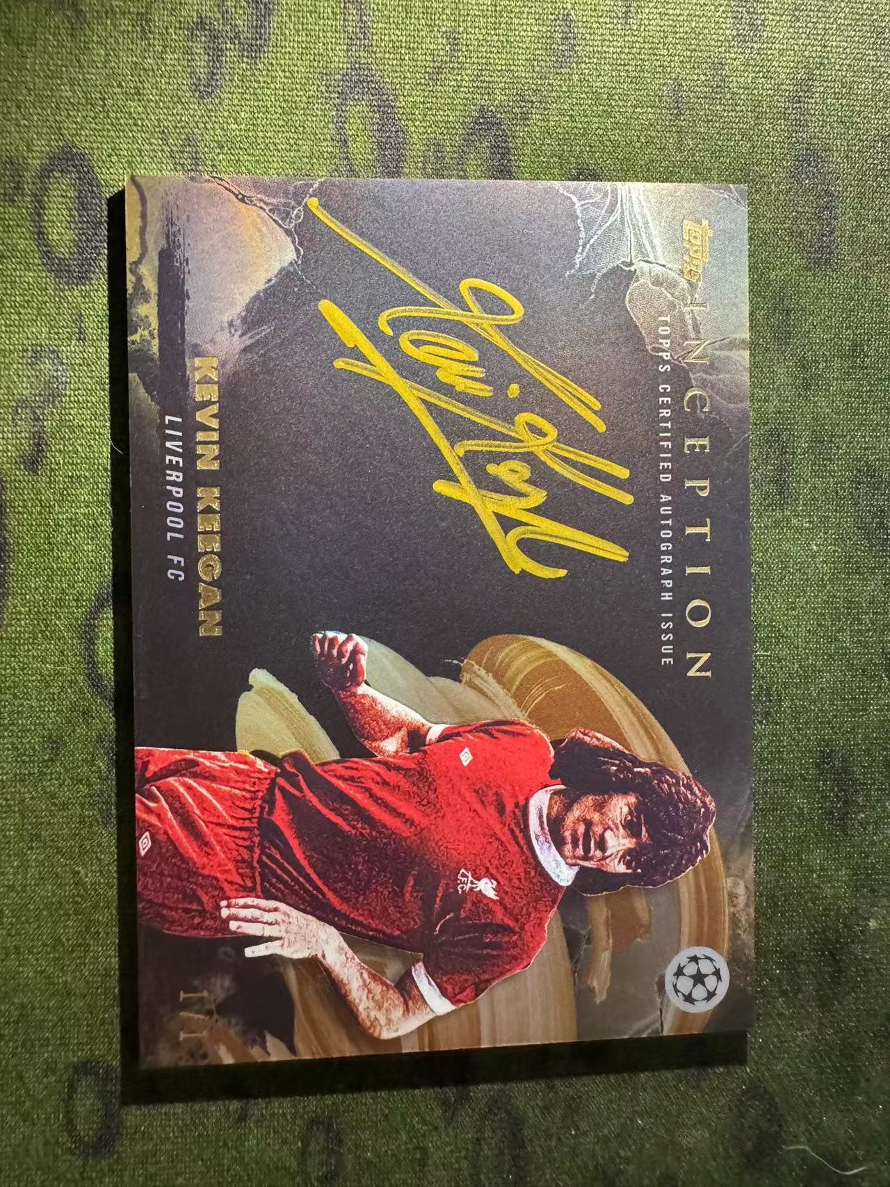 2023 Topps Inception Kevin Keegan 【土豆哥哥】凯文 基冈 利物浦 金笔 卡签 1/1编 ofo 金笔ink ...