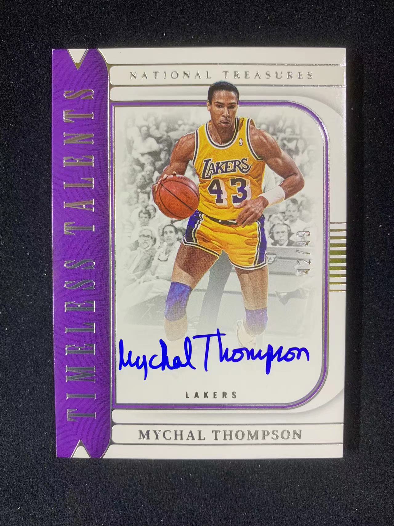 【Lucky幸运壹编壹代拍-PDX】2022-23 Panini 国宝 湖人 名宿 克莱之父 Mychal Thompson 迈克尔 汤普森 ...