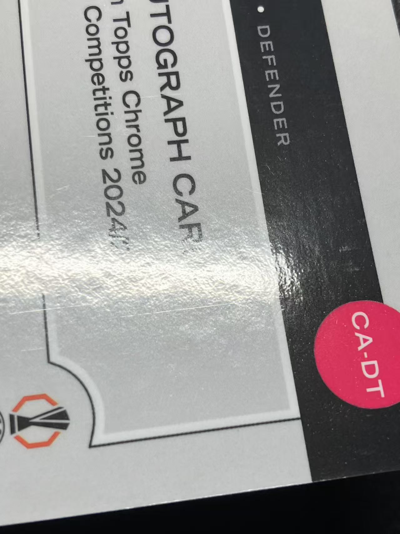 2025 Topps Chrome Diogo Dalot 欧冠TC系列 达洛特 50/50编 尾编 金折签 签字 曼联 葡萄牙 强力边卫 卡 ...