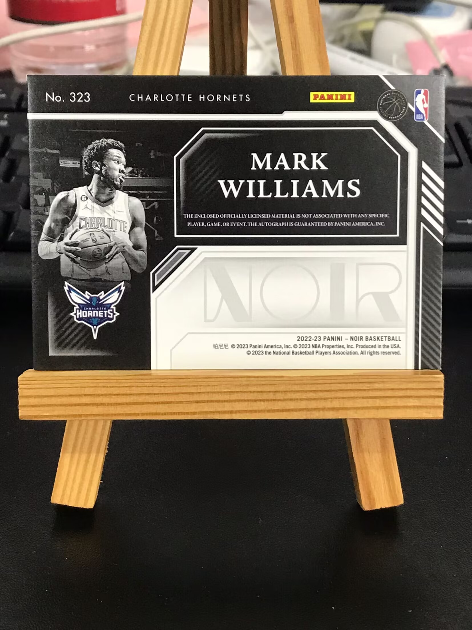 【浩行拍卖 截标预付75%】2022-23 panini noir Mark Williams 马克 威廉姆斯 RC 新秀 33/99编 签字 ...