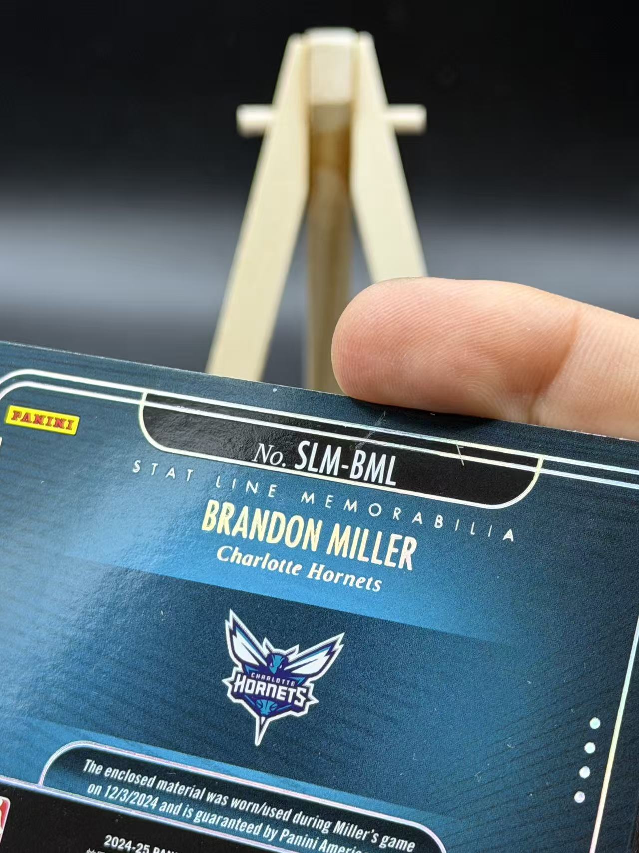 2024-25 Silhouette Brandon Miller 剪影 黄蜂 布兰登 米勒 榜眼秀 Stat Line 数据 小书 大窗 三 ...