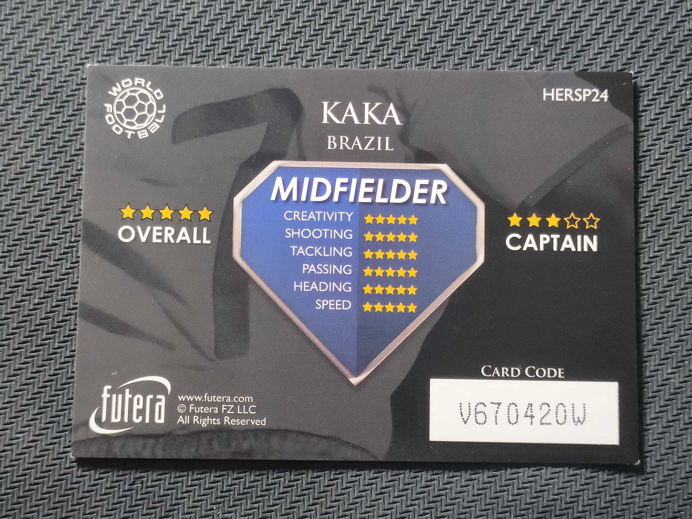 【太子拍卖 接代卖】不累计 福特拉 五星巴西 大比例 超人气巨星 卡卡 非常罕见 卡品看细节图 错过拍大腿 mrh 卡淘