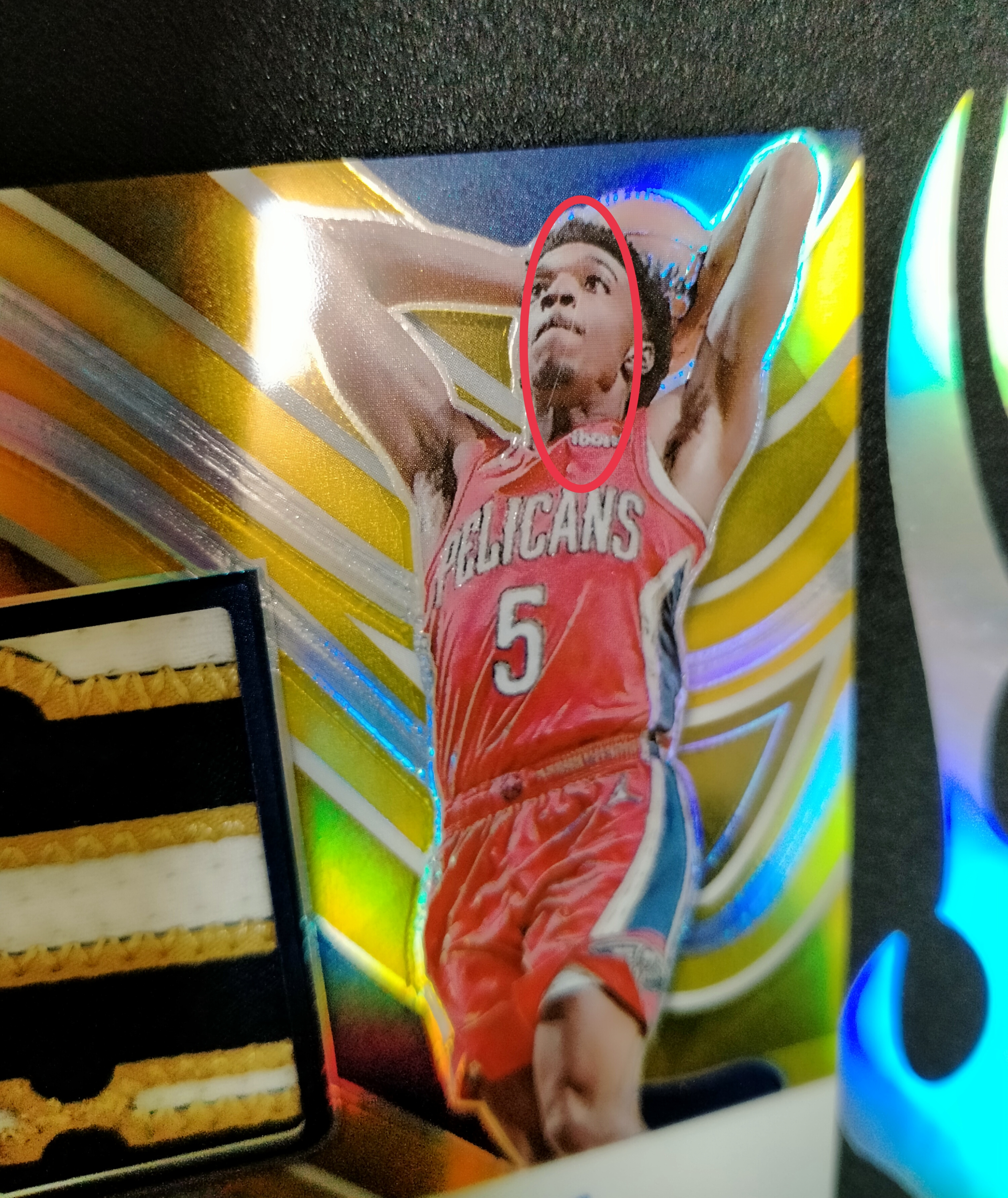 【PSP18】2021-22 Panini Spectra【RC实物金折签04/10编】鹈鹕 赫伯特琼斯 新秀 金版 RPA 球衣 三色 ...