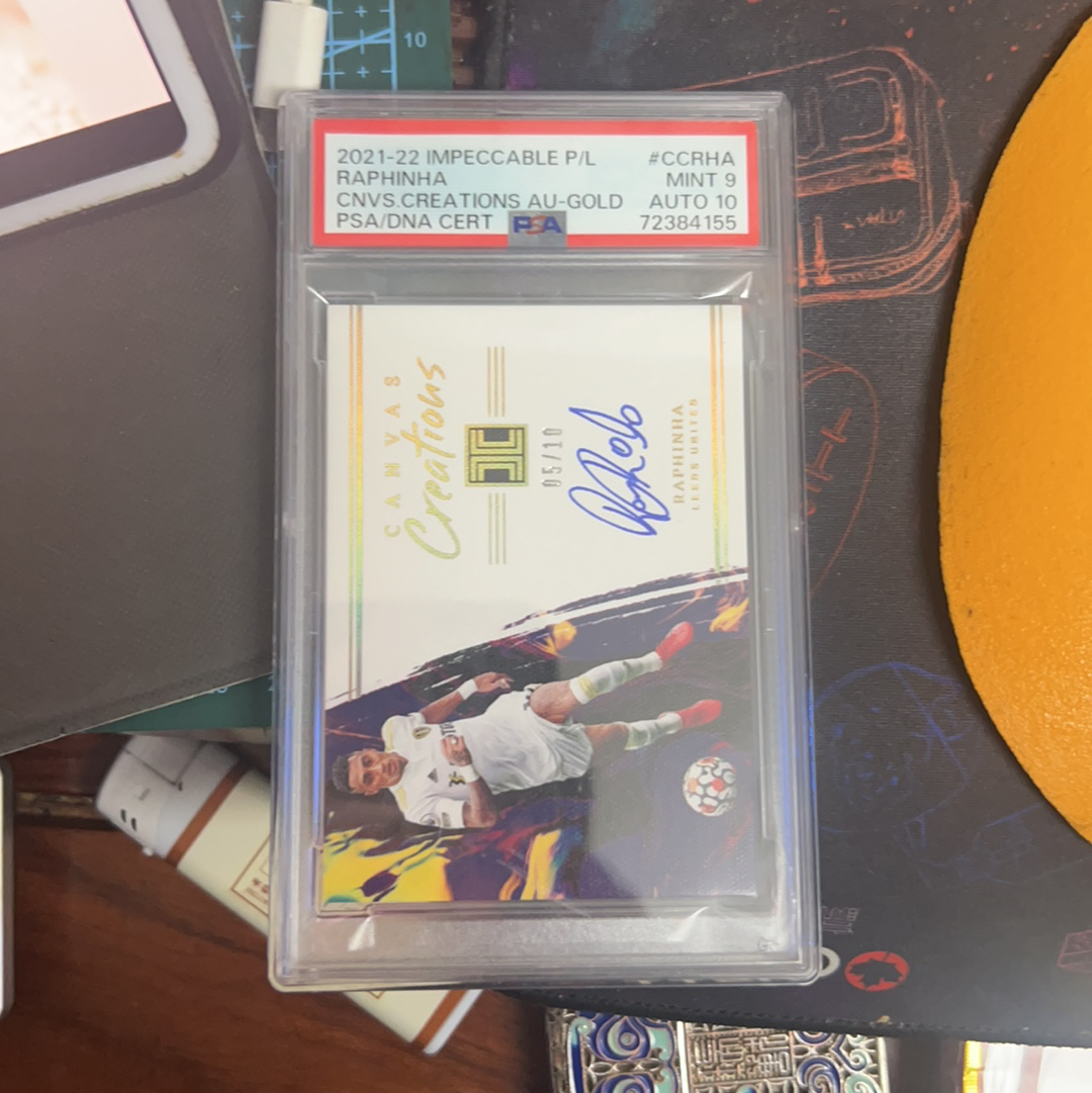 2021 Panini IMPECCABLE PREMIER LEAGUE CANVAS CREATIONS AUTOGRAPHS ...