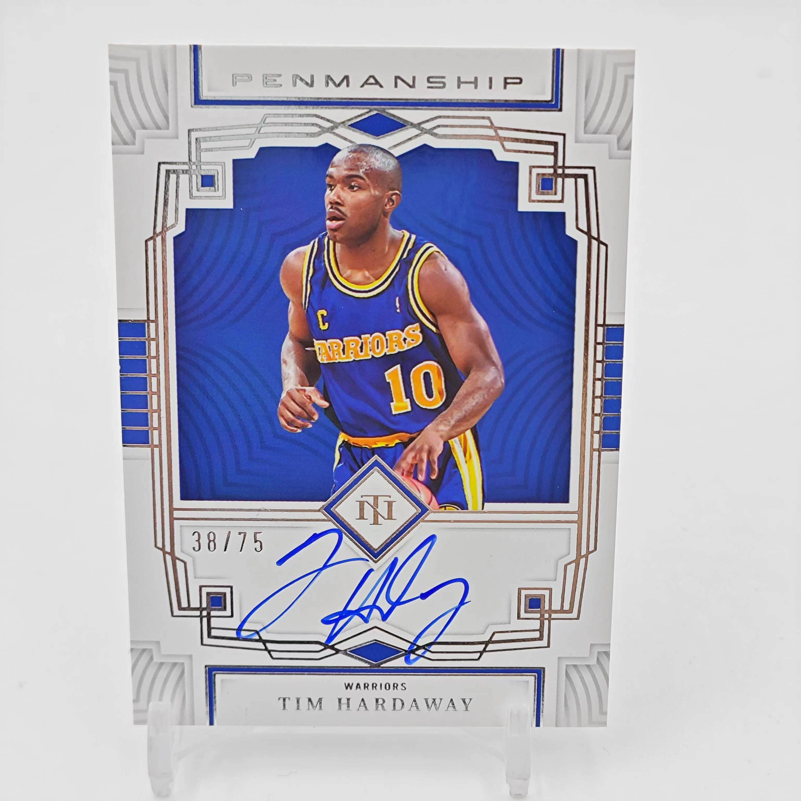 2022-23 Panini National Treasures Tim Hardaway 【QM拍卖】蒂姆 哈达威 签字 ...