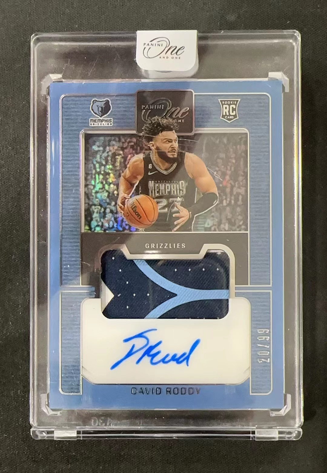 2022-23 Panini One and One David Roddy 【长安代卖】灰熊 新秀RC 大卫鲁迪 罗迪 新秀Patch签字 ...