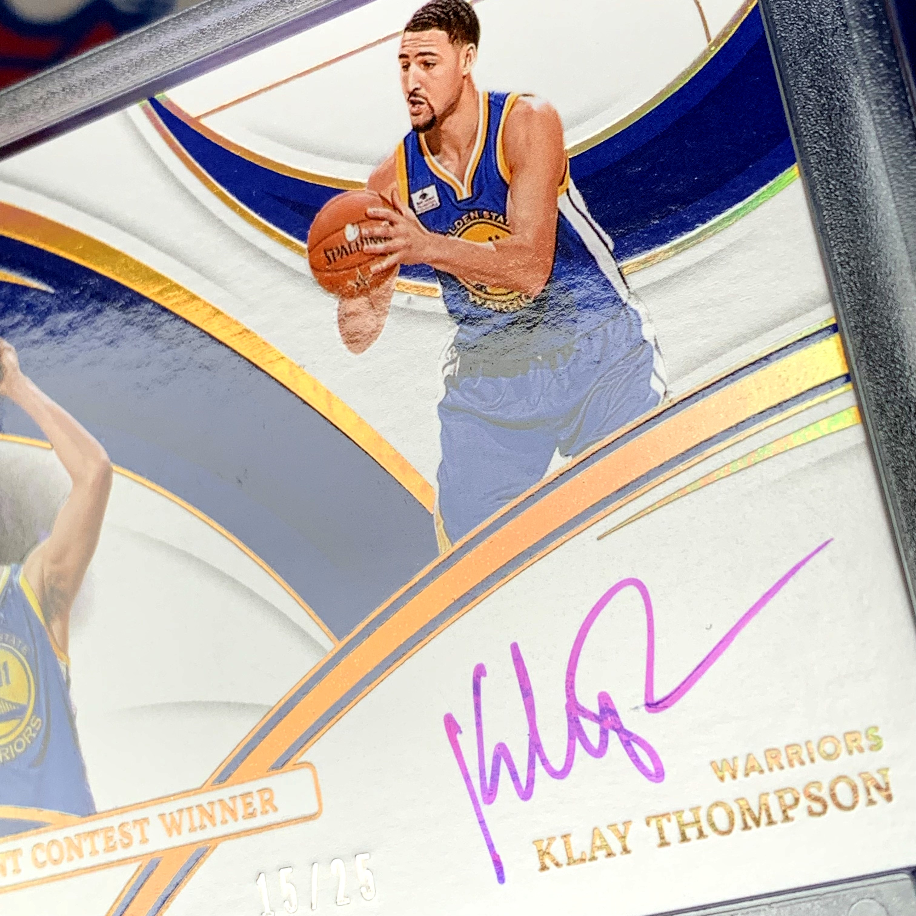 2023-24 Panini Immaculate Klay Thompson 【海宝】勇士 克莱汤普森 25编 无平行 三分大赛冠军奖杯 ...
