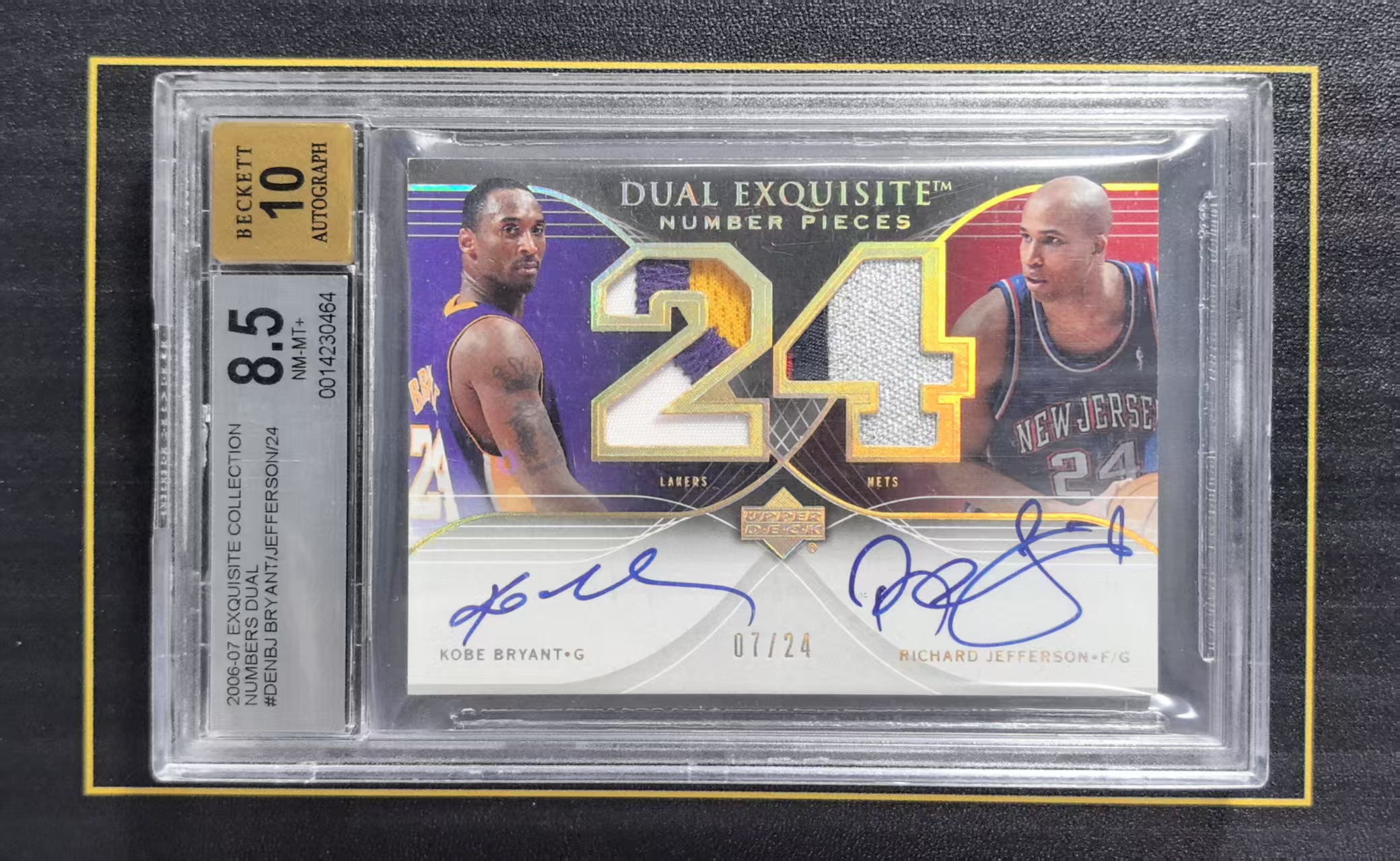 【超新星精品】2006-07 UD Exquisite Kobe Bryant 木盒 湖人 科比布莱恩特 理查德杰弗森 24编 双人 ...