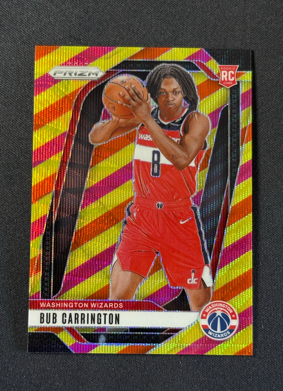 2024-25 Panini Prizm Bob Carrington RC 鲍勃 卡灵顿 新秀 88编 三色 折射 奇才 未来可期 专收 如 ...