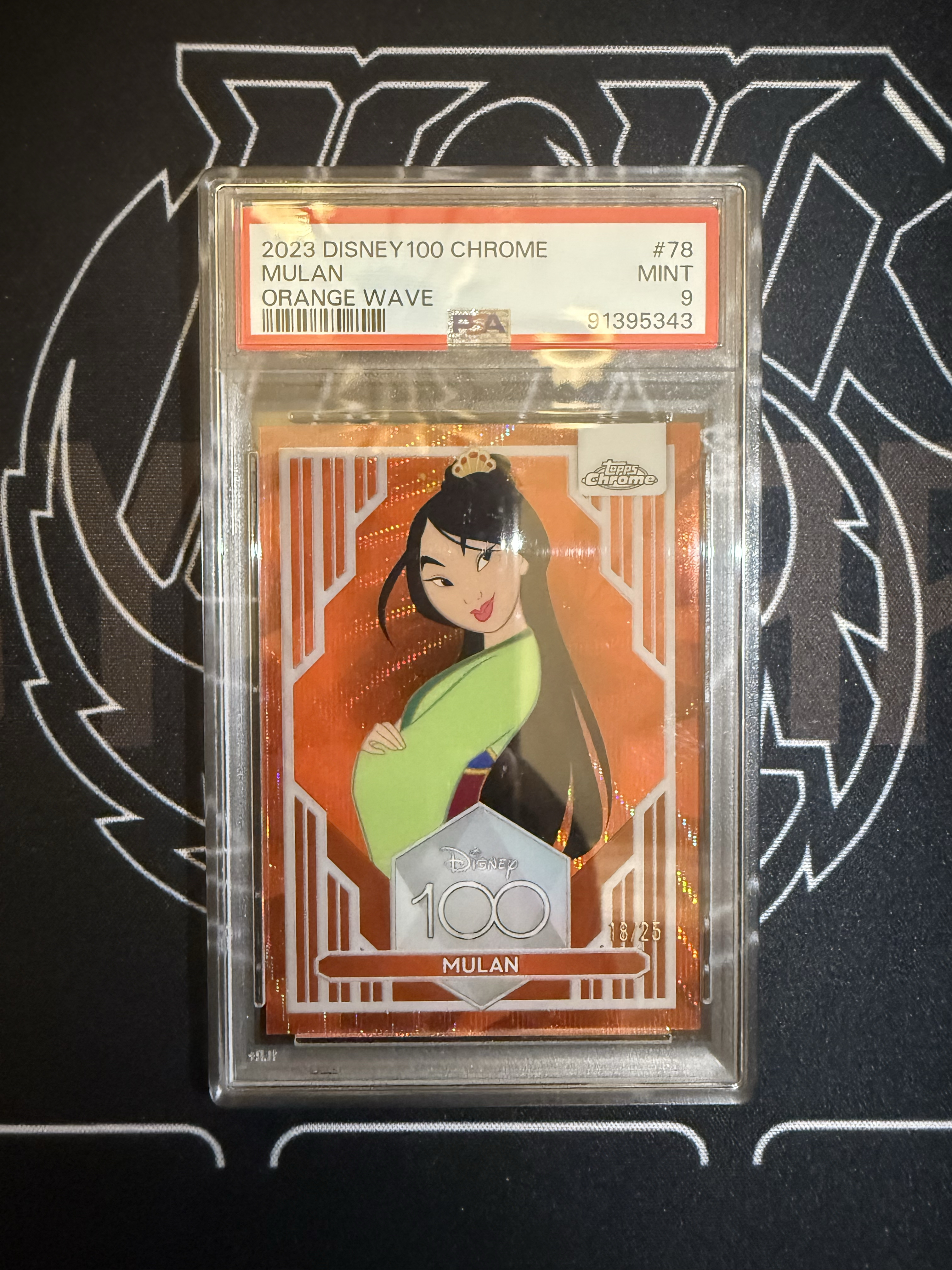 【UTF球星卡】Srl 2023 Topps Chrome Disney 元年 Mulan 花木兰 迪士尼100周年 折射 橙折橙波纹折 ...