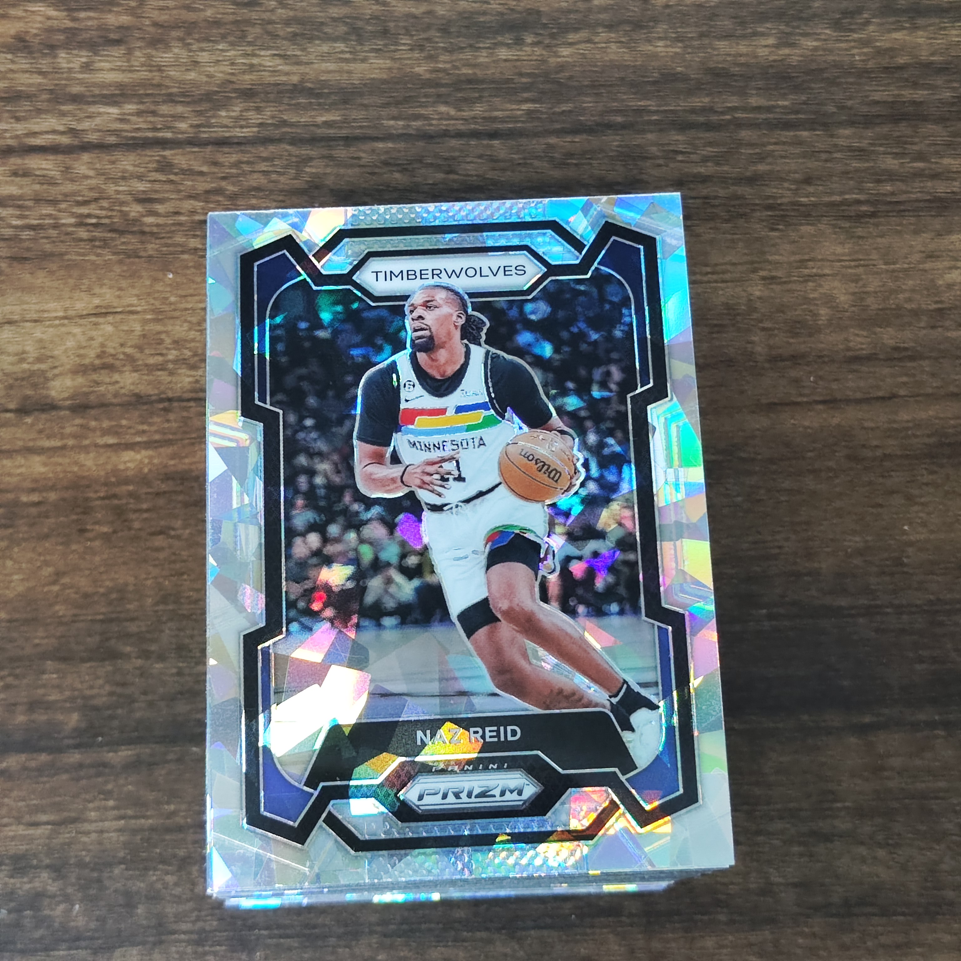 2023-24 【HADE拍卖-小卡之家】 prizm Naz Reid 里德 碎冰折 单卡base 卡品如图A07 卡淘