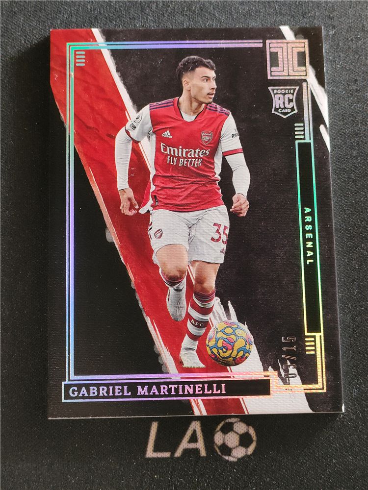【LA足球】21-22 Panini Impeccable 英超 小真金 Gabriel Martinelli 阿森纳 马丁内利 巴西 新秀 ...