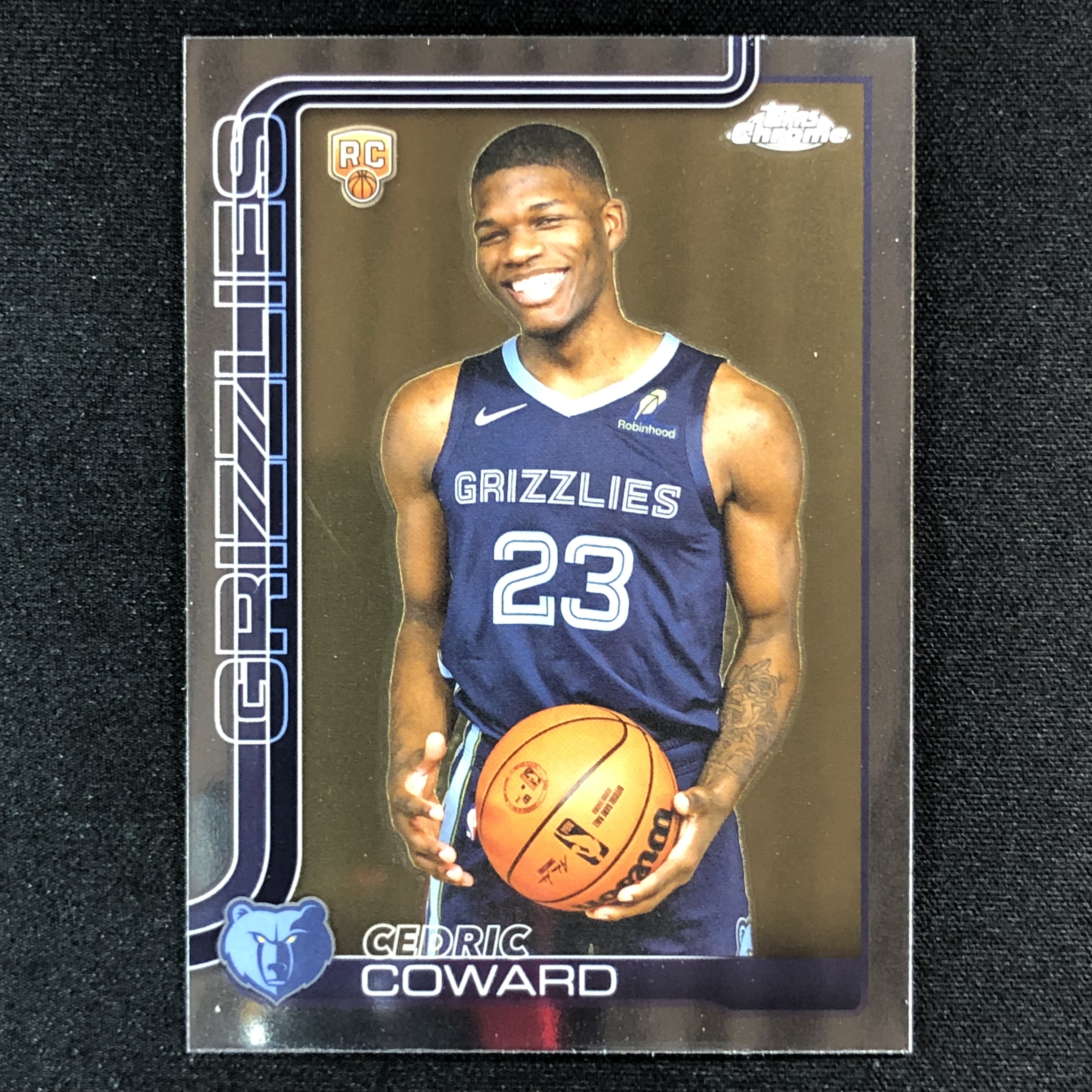 2025-26 Topps Chrome Cedric Coward RC 【piaji】塞德里克 考沃德 灰熊 新秀 正base 潜力无限 ...