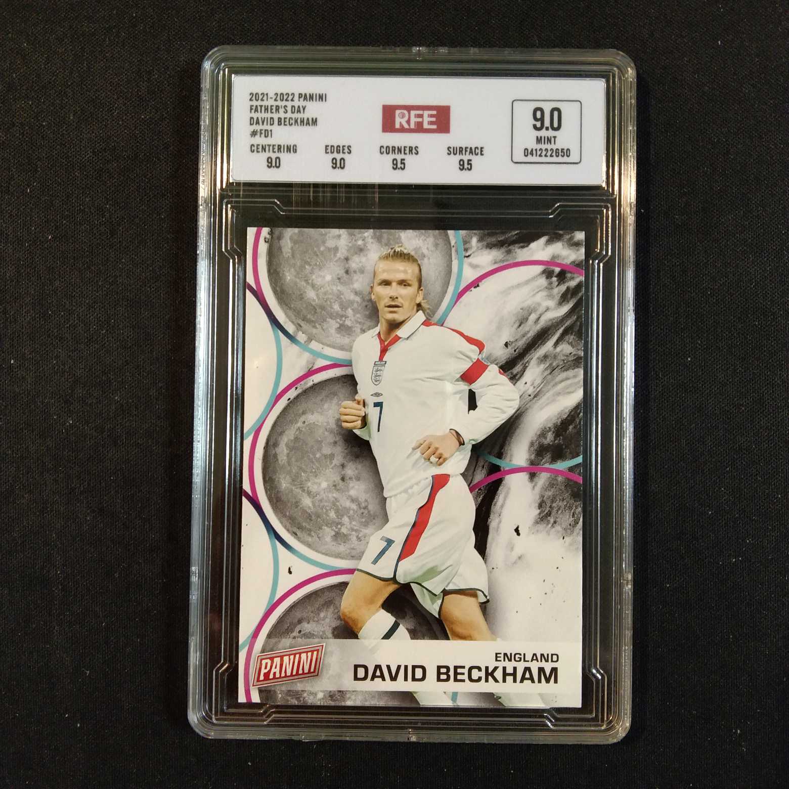 2021-22 Panini fathers day David Beckham 【詹神】评级卡 卡塔尔形象大使 贝克汉姆 英格兰 实卡精美 ...
