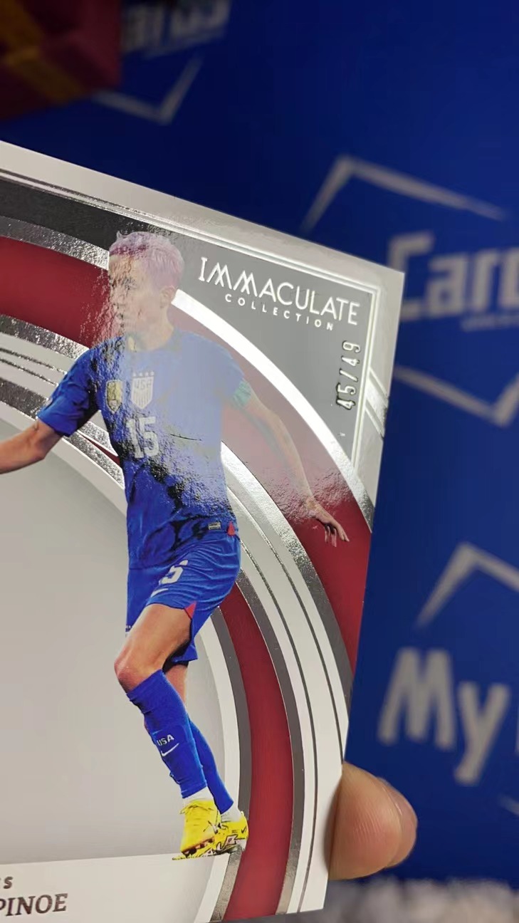 2022 Panini Immaculate MEGAN RAPINOE 【Mycards球星卡】IMM 美国 女足 梅根 拉皮诺埃 银平行 ...