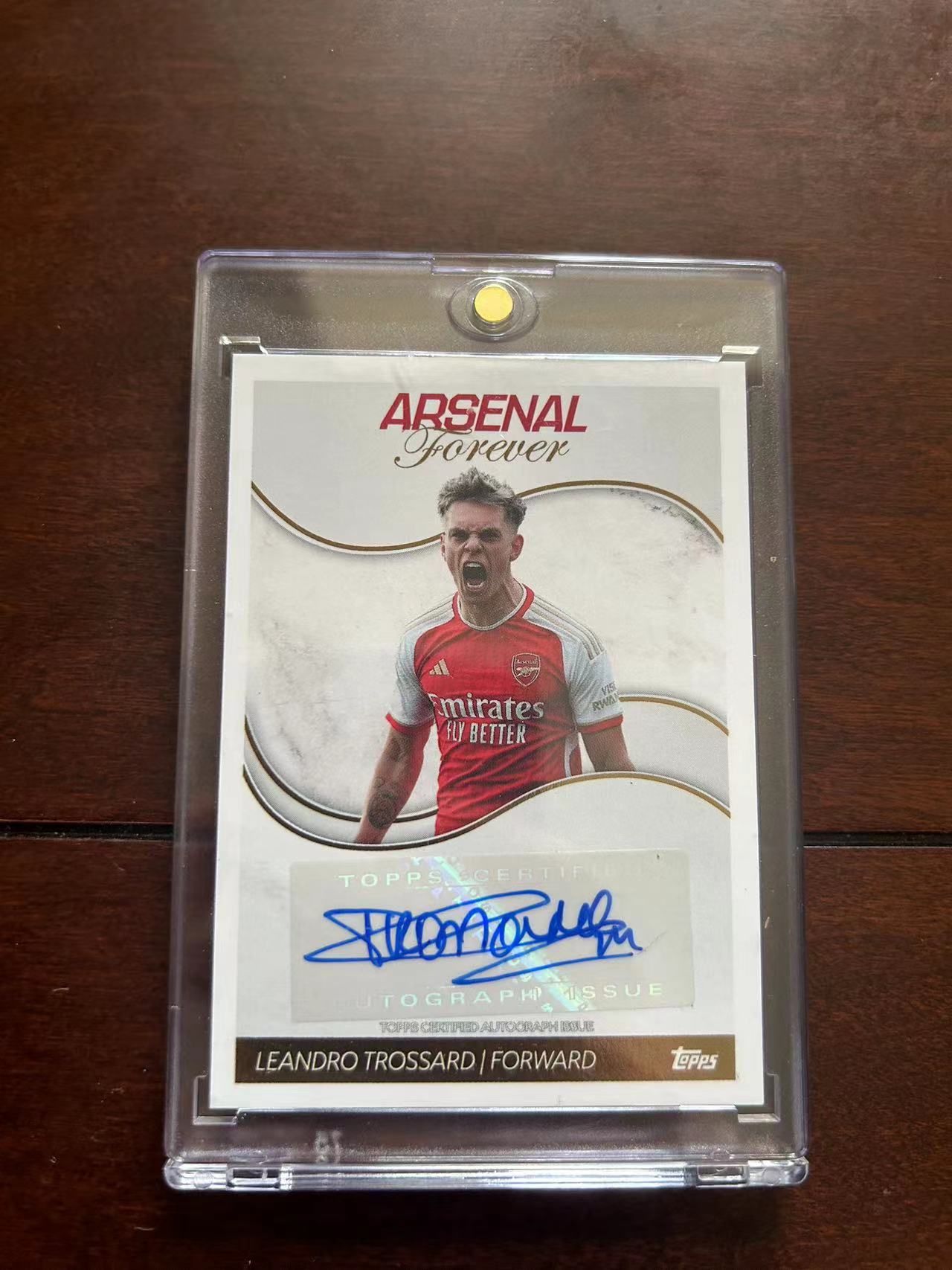 【飞哥拍卖】2024 Topps 阿森纳永恒队盒 阿森纳 Leandro Trossard 特罗萨德 签字卡 签名卡 只发顺丰寄付特快看描述 ...