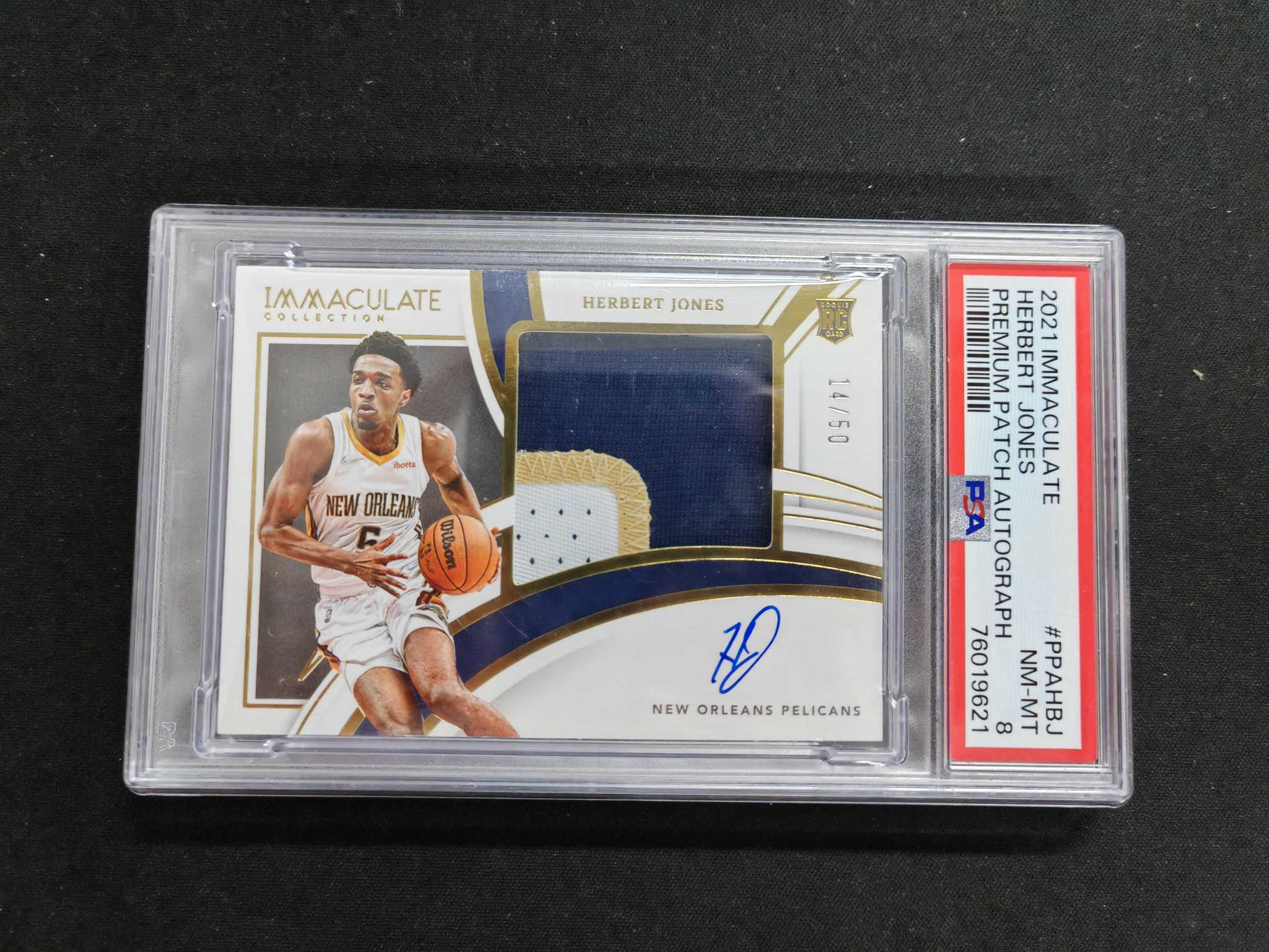 2021-22 Panini Immaculate Herbert Jones RC SC球星卡 鹈鹕 新秀 赫伯特琼斯 rpa ppa 球衣 ...