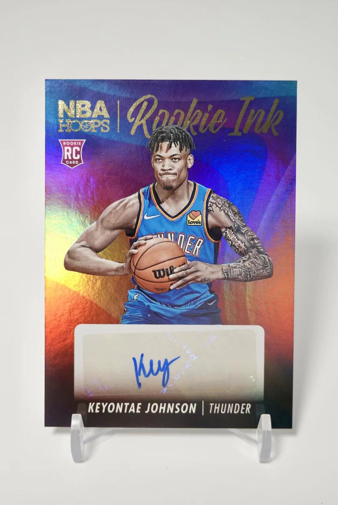 2023-24 Panini Hoops Keyontae Johnson RC 【板蓝根 婷婷1】基昂泰 约翰逊 新秀签字 Ink签 折射 ...