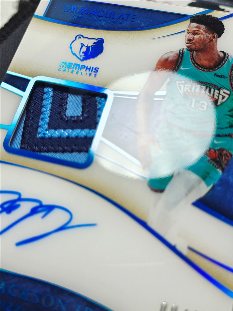 【LA拍卖】19-20 Panini Immaculate Jaren Jackson Jr. 小贾伦 杰克逊 JJJ 灰熊主力 背号版 镜面 ...