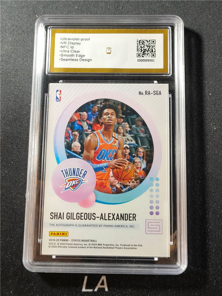 【LA拍卖精品】19-20 Panini Status Shai Gilgeous-Alexander 亚历山大 雷霆核心 快船 SGA 金折 ...