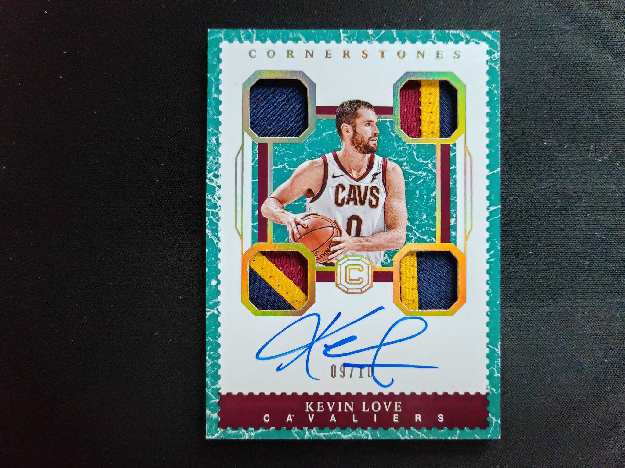 2017-18 Panini Cornerstones Kevin Love SC球星卡 大理石 骑士 凯文乐福 pa 球衣 物料 签字 卡签 ...