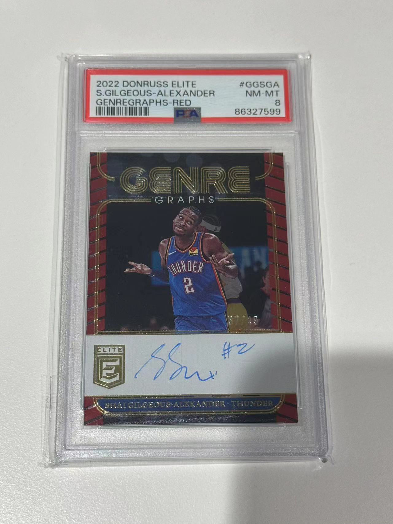 2022-23 Panini Elite Shai Gilgeous-Alexander RC 亚历山大 sga 雷霆老大 切特 队友 精英 ...