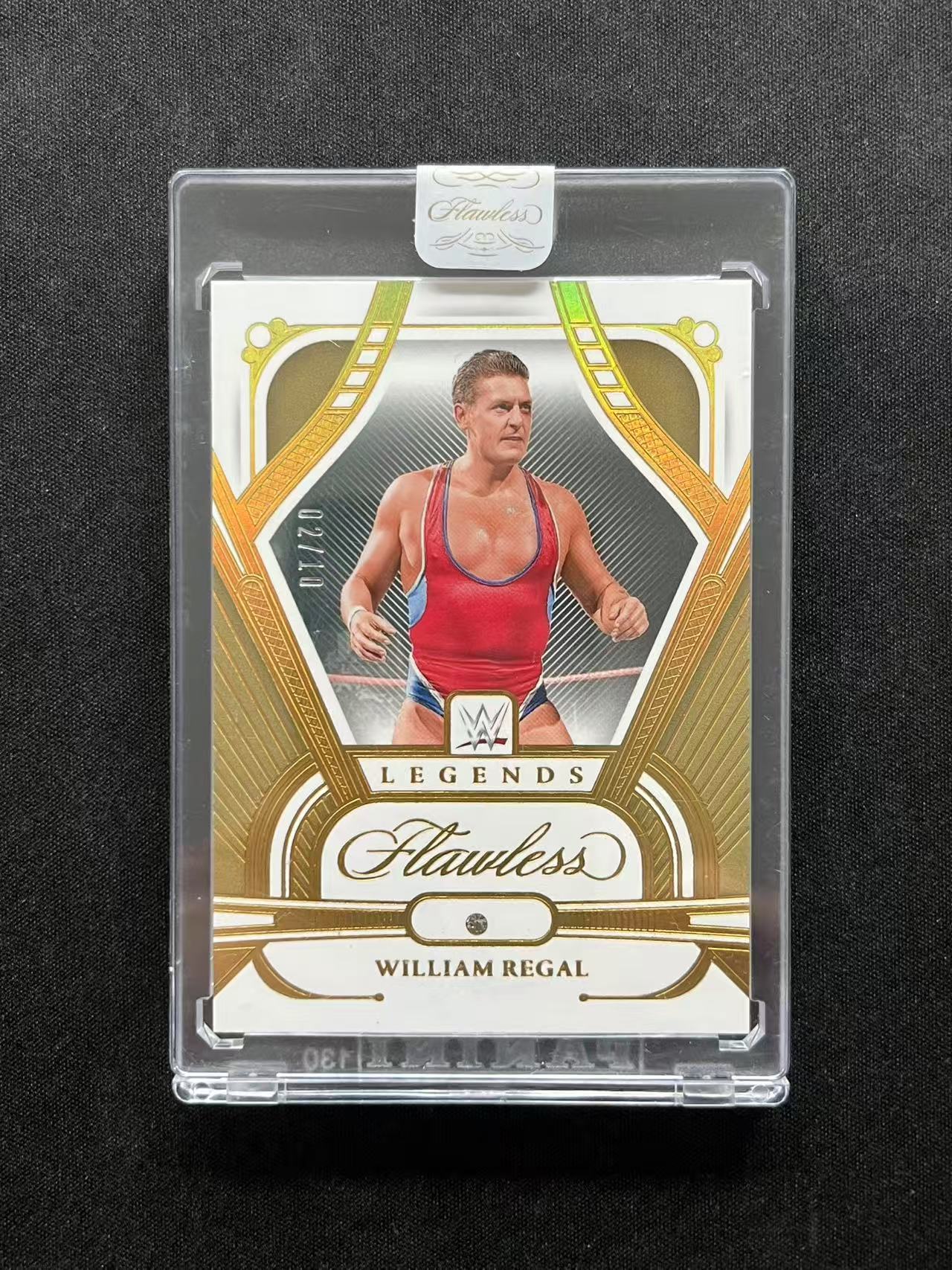 【长安代卖 截标预付80%】2024 Panini WWE Flawless 手提 William Regal 威廉瑞格 英国摔角传奇 Legends 金版 钻石 02/10编 超低编 原封砖 ...