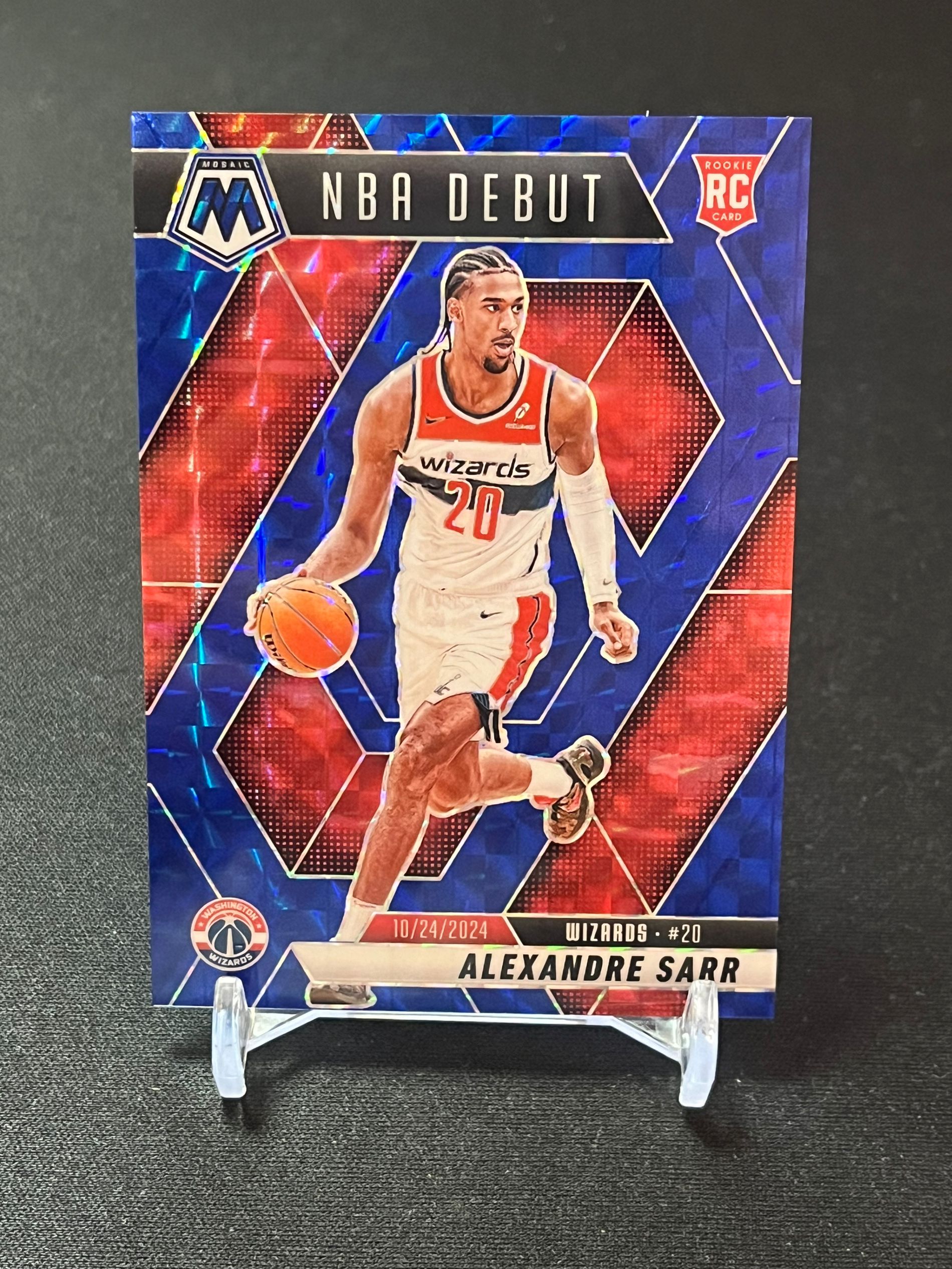 【浩行拍卖 截标预付82%】2024-25 panini mosaic alexander sarr 马赛克 奇才 亚历山大 萨尔 RC 新秀 ...