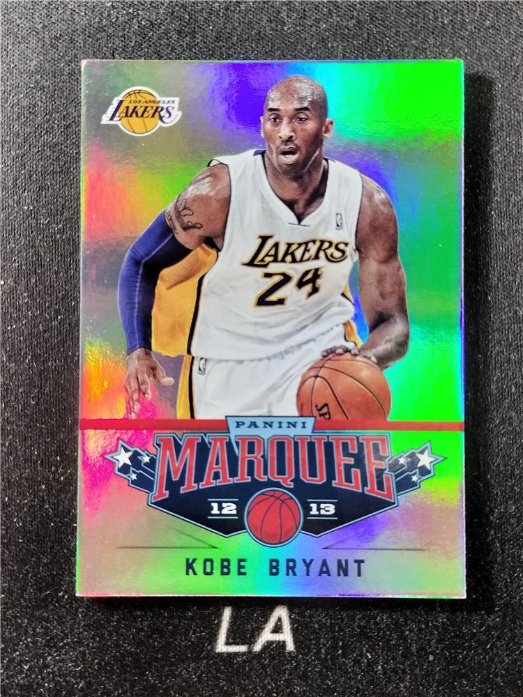 【LA拍卖】2012-13 Panini Marquee Kobe Bryant 科比 布莱恩特 湖人传奇 黑曼巴 银折 Base 印刷线如图 ...