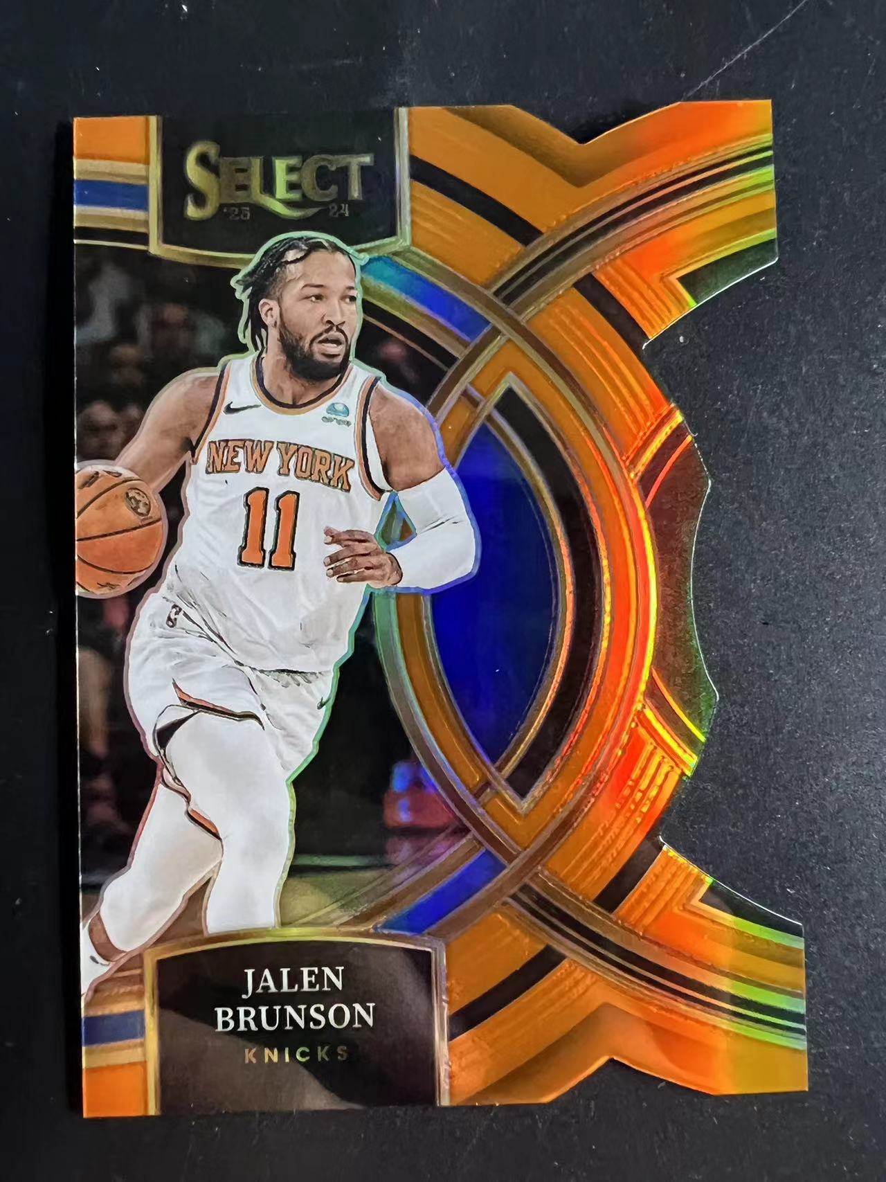 2023-24 Panini select Jalen Brunson 【肥猫代卖】home select 尼克斯 杰伦布伦森 65编 橙折 ...
