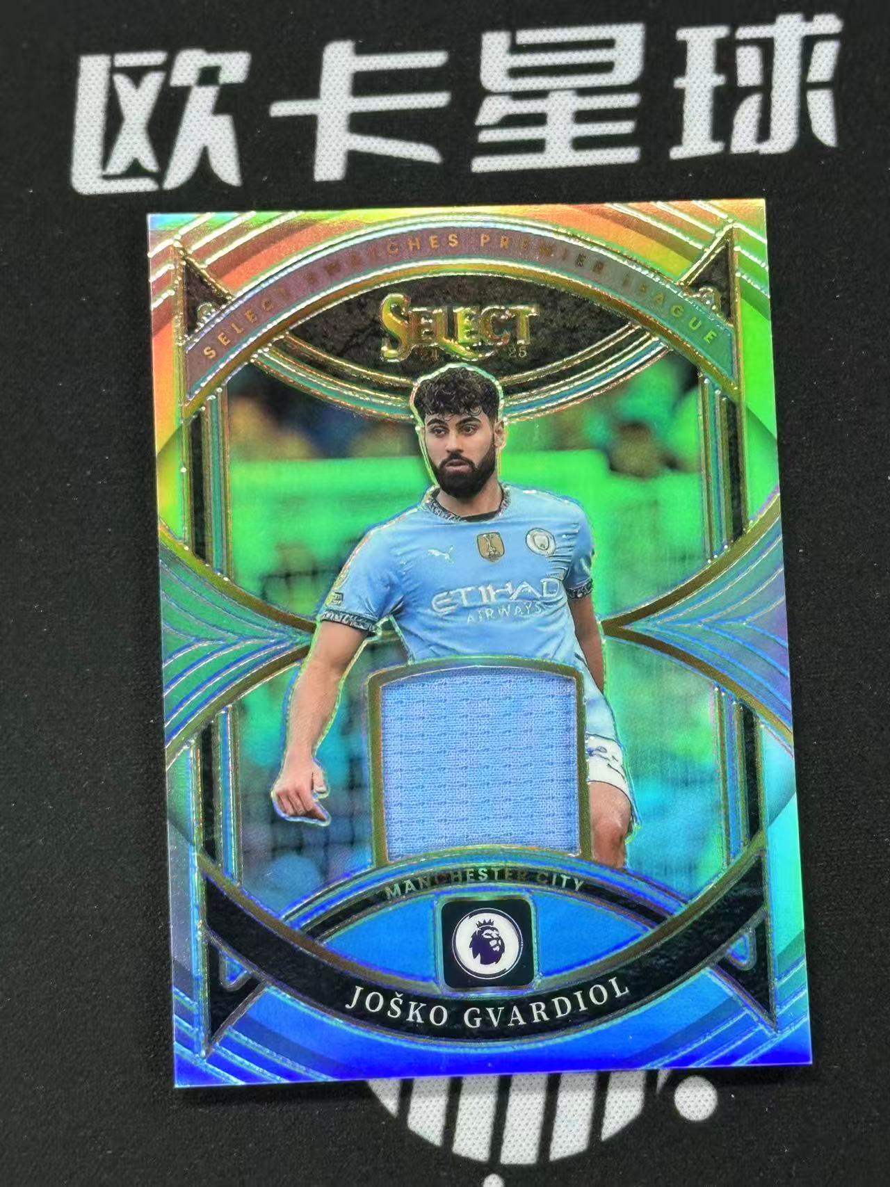 2024-25 Panini Select Josko Gvardiol 【欧卡体育】英超se 格瓦迪奥尔 小窗球衣 物料 银折 曼城 卡品如 ...