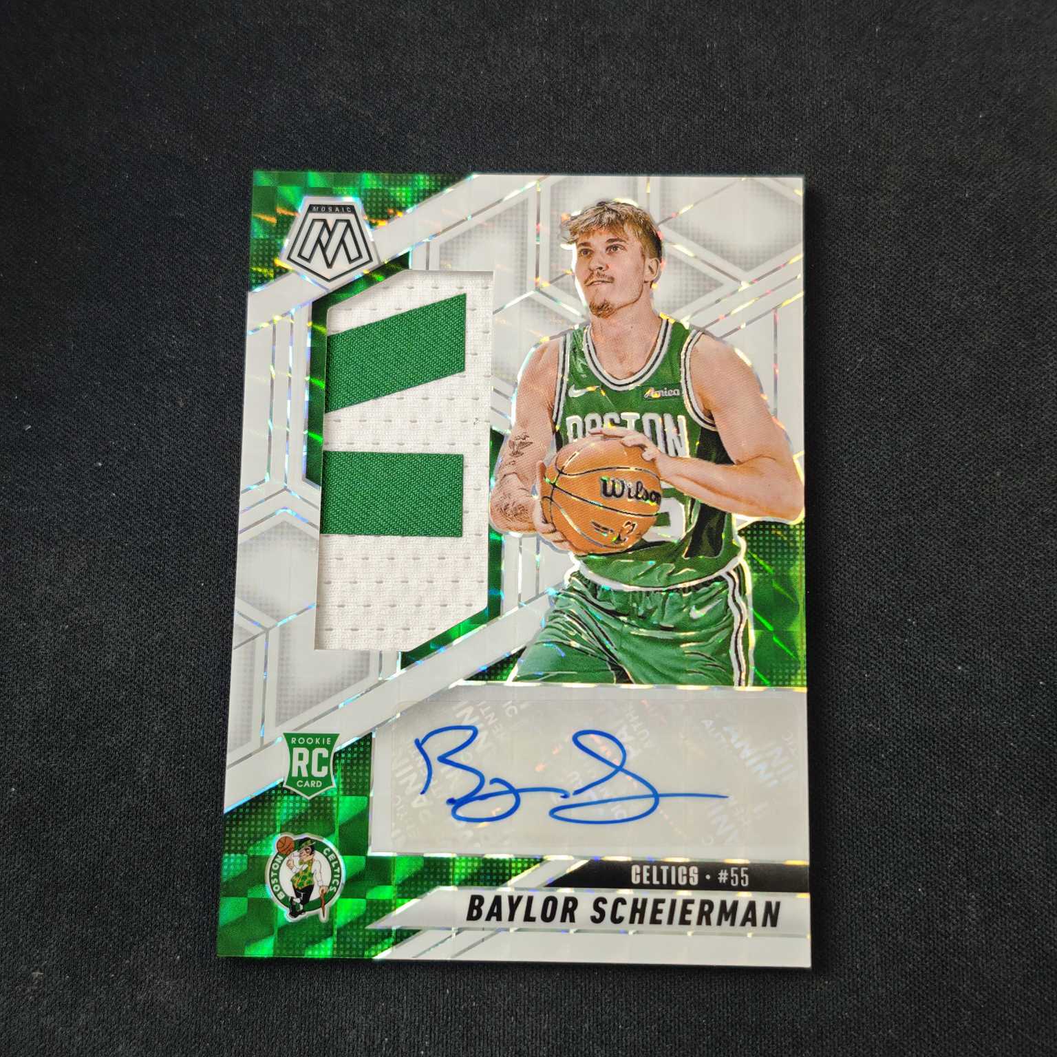 2024-25 Panini Mosaic Baylor Scheierman RC 贝勒 萨伊尔曼 新秀 马赛克 rpa 签字 25编 暴力 ...