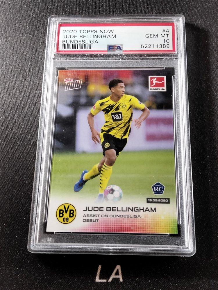 【LA拍卖】2020 Topps Now Jude Bellingham 德甲 新秀RC 祖德 贝林厄姆 皇马 英格兰 多特蒙德 新秀卡 ...