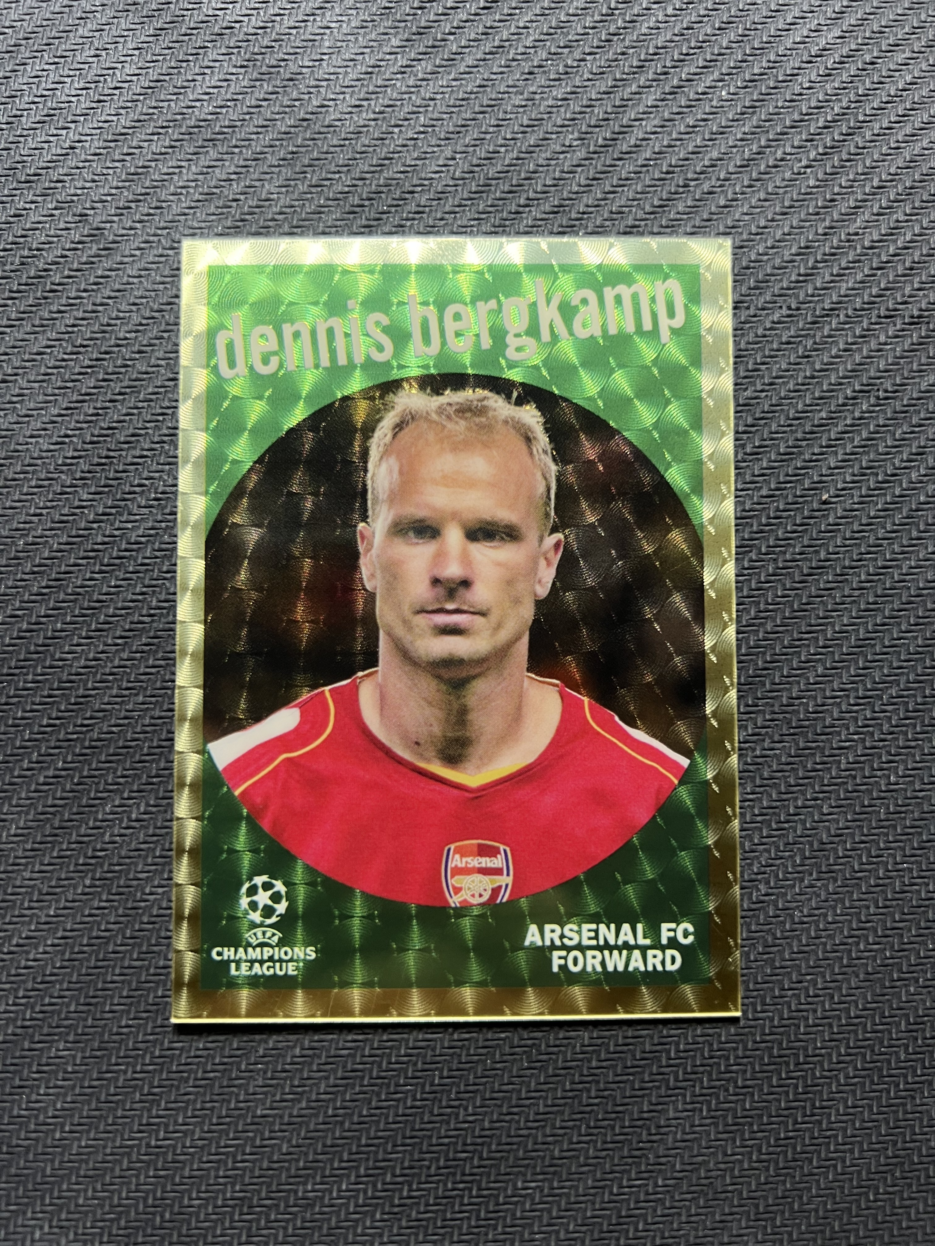 2022-23 Topps Chrome Dennis Bergkamp 欧战UCC TC 荷兰 阿森纳 丹尼斯 博格坎普 复古特卡 爆金折 ...