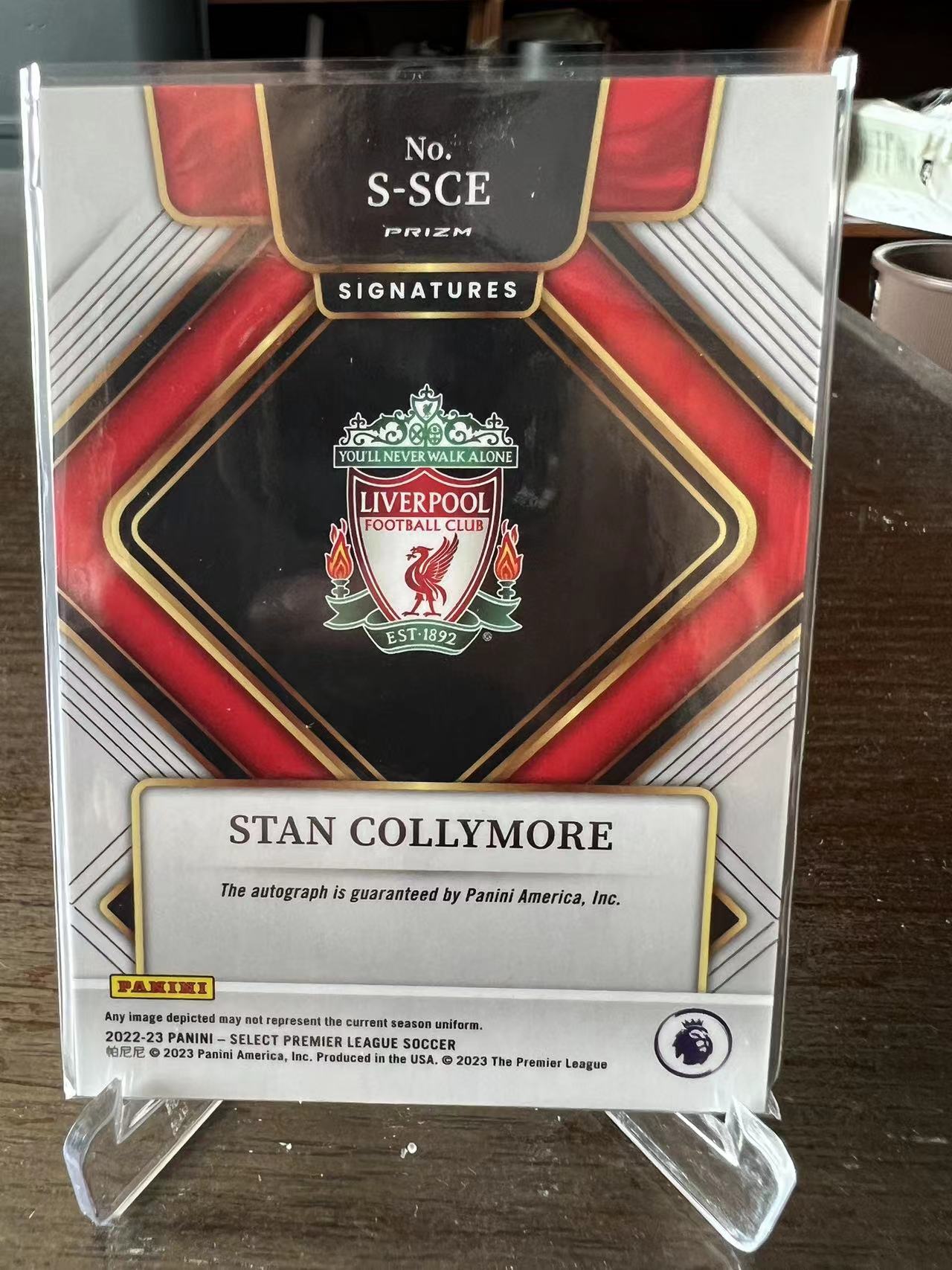 2022-23 Panini Select Stan Collymore 【土豆杂货铺代拍】PZ 英超 利物浦 斯坦 科利莫尔 签字 传奇 ...