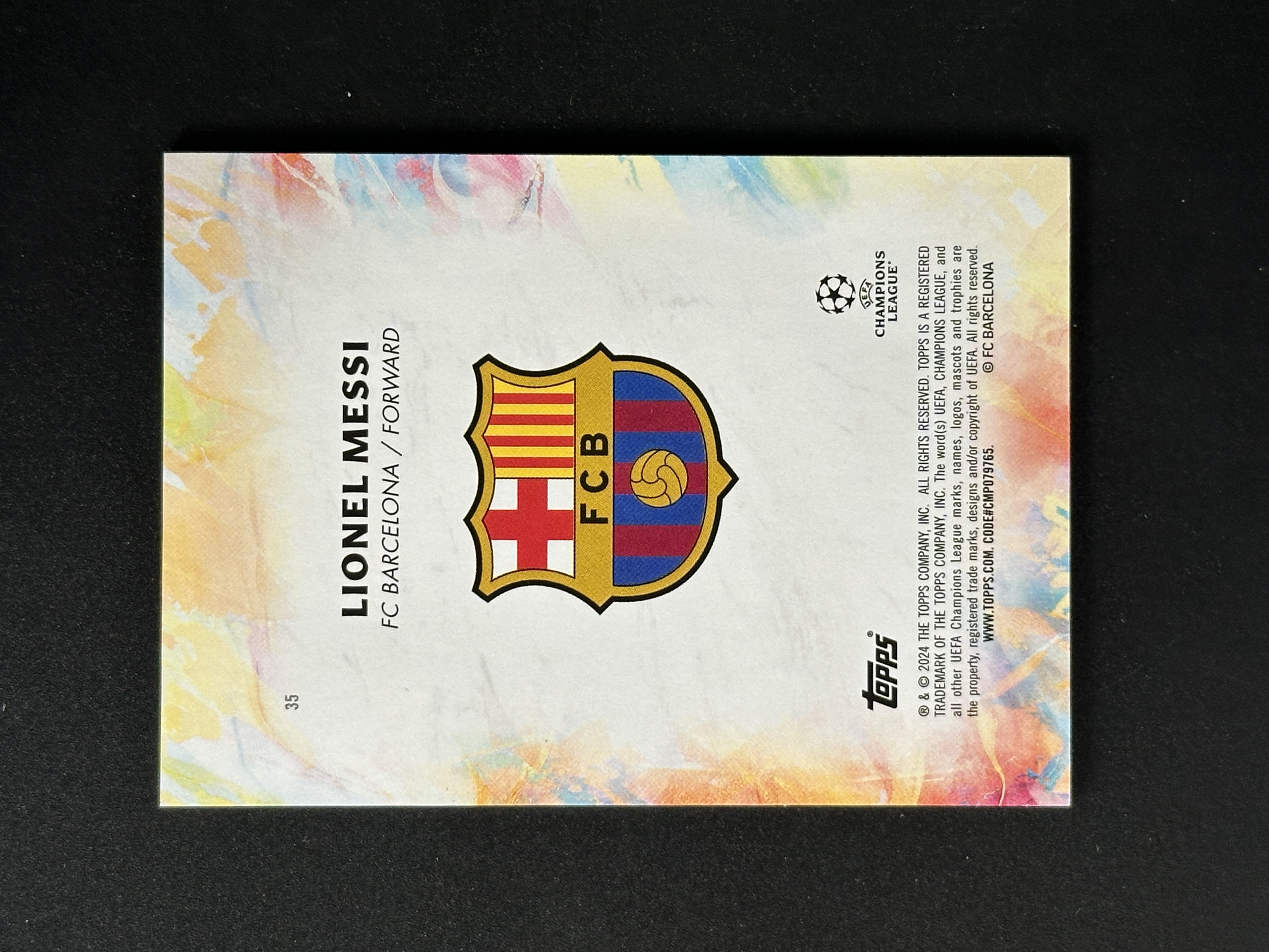 2023-24 Topps Inception Lionel Messi 欧战 盗梦空间 巴萨 巴塞罗那 里奥梅西 legacy 遗产 球王 ...