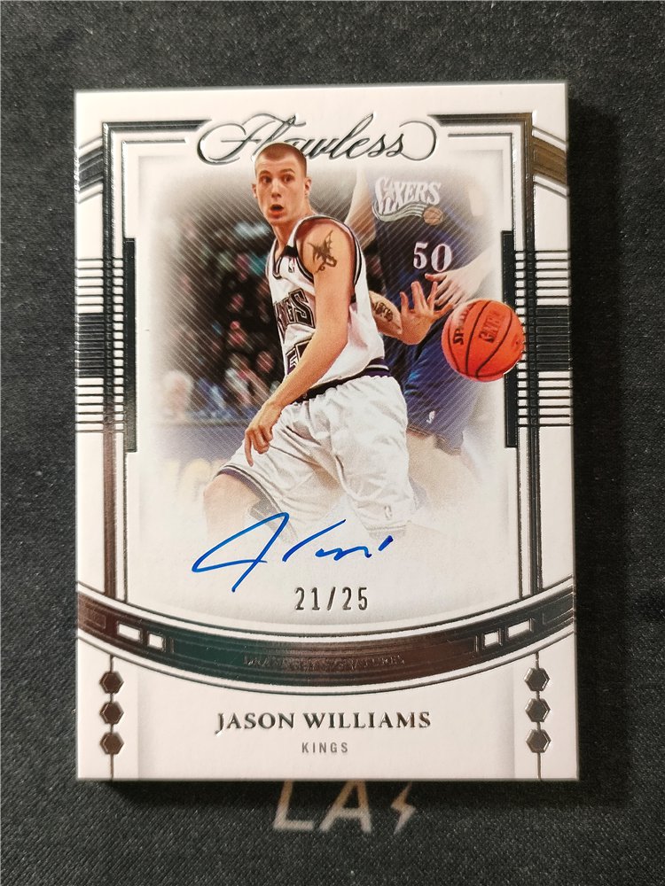 【LA拍卖】2022-23 Panini Flawless Jason Williams 手提箱 高端系列 贾森 威廉姆斯 白巧克力 国王队 ...