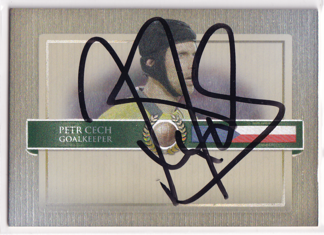 2014 Futera Futera Unique petr cech 彼得切赫 签字 卡签 限量 21/30编 门神 英超金手套 切尔西 ...
