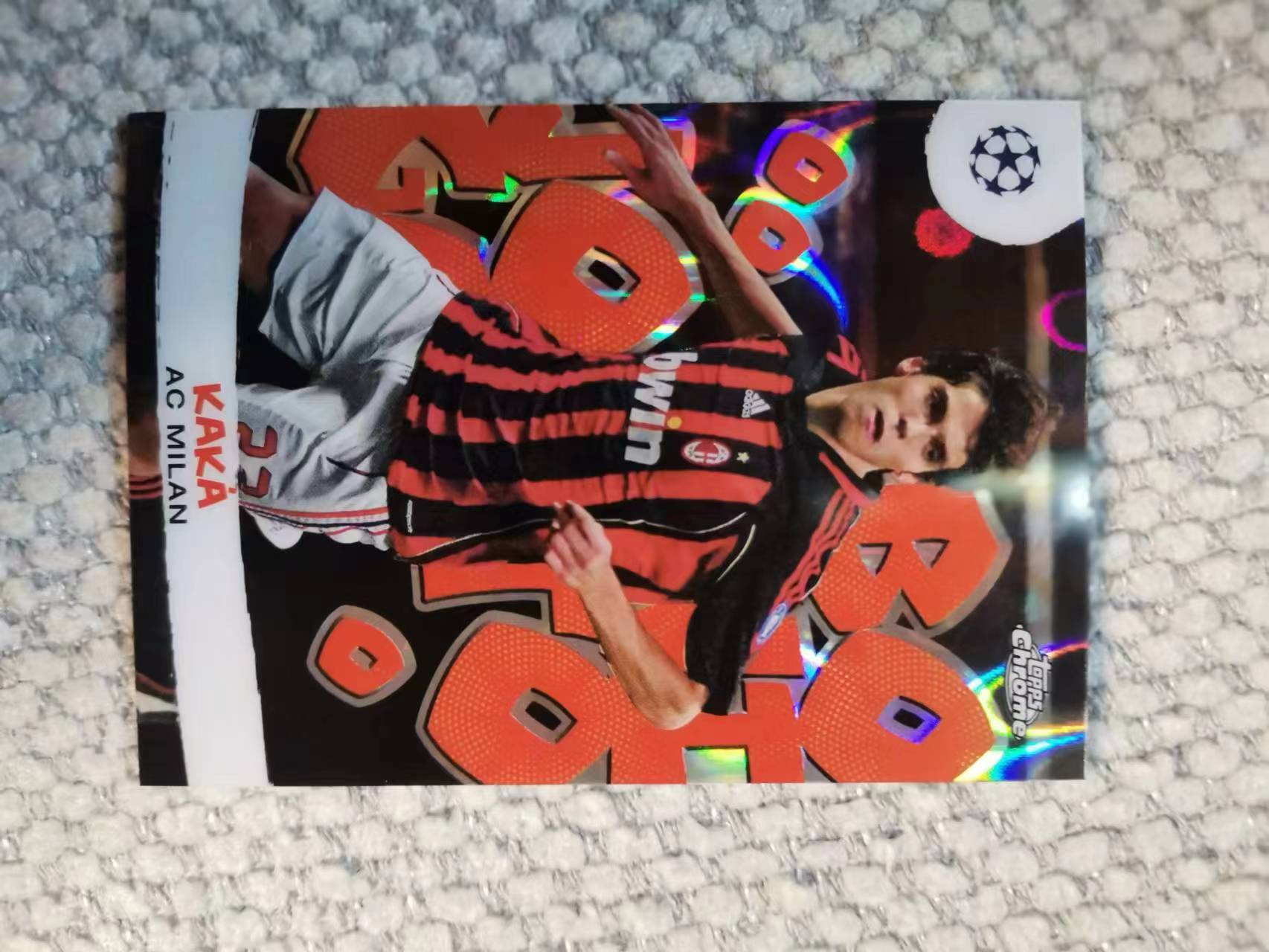 2023 Topps Chrome UCC Kaká 欧冠 AC米兰 卡卡 美丽比赛 Joga Bonito 箱货 大比例 卡品如图 实卡精美 ...