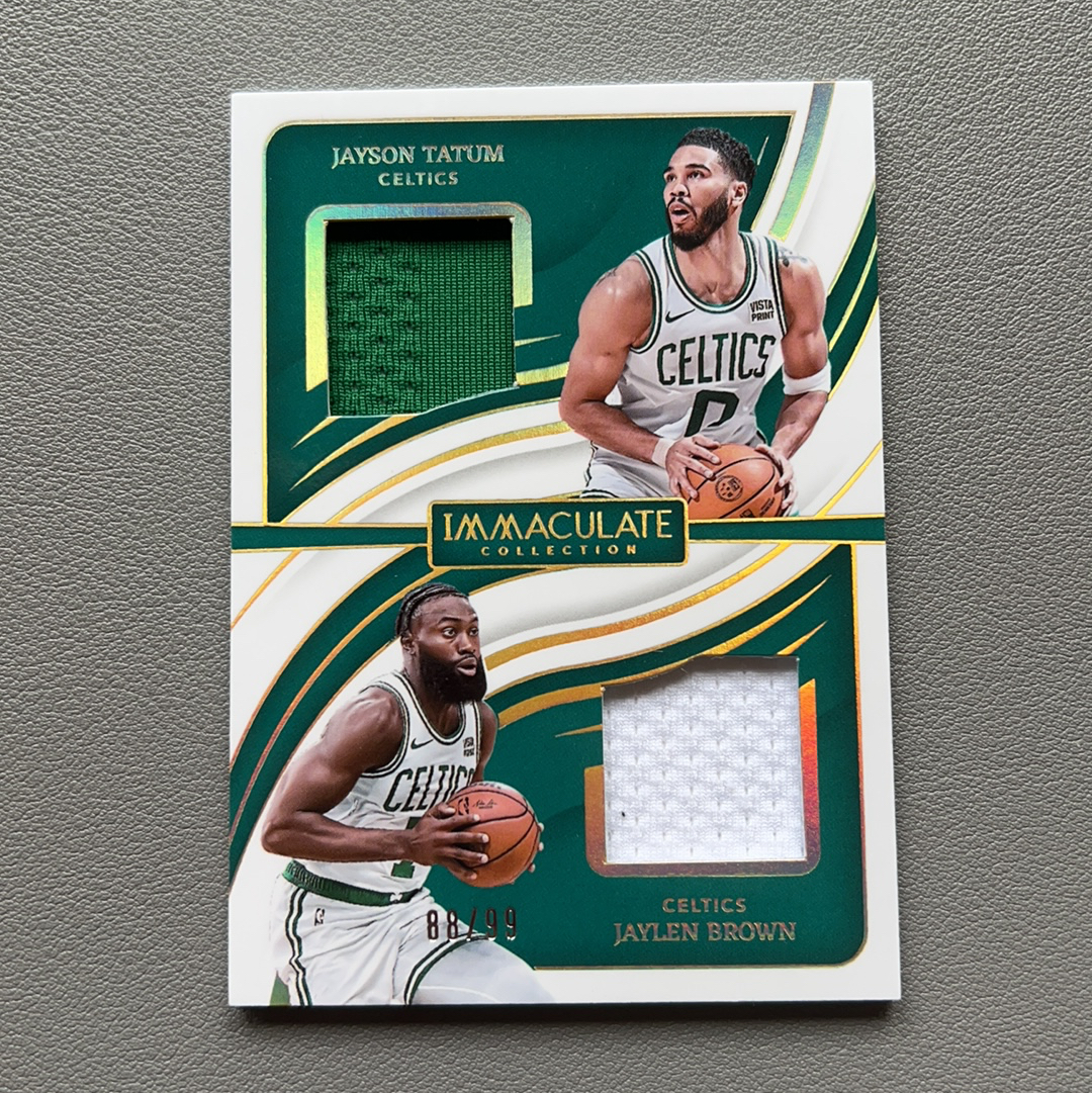 2023-24 Panini Immaculate Collection Jayson Tatum 爱咪咪 杰森 塔图姆 jaylen ...