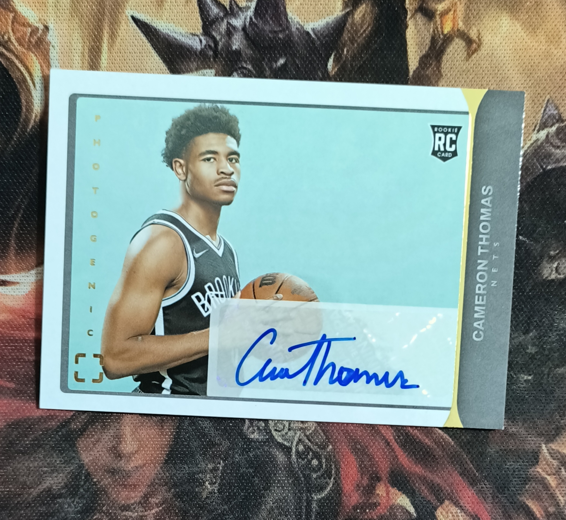 2021-22 Panini Photogenic Cameron Thomas RC 上镜 新秀 篮网 卡梅伦 托马斯 签字 砍分高手 小 ...