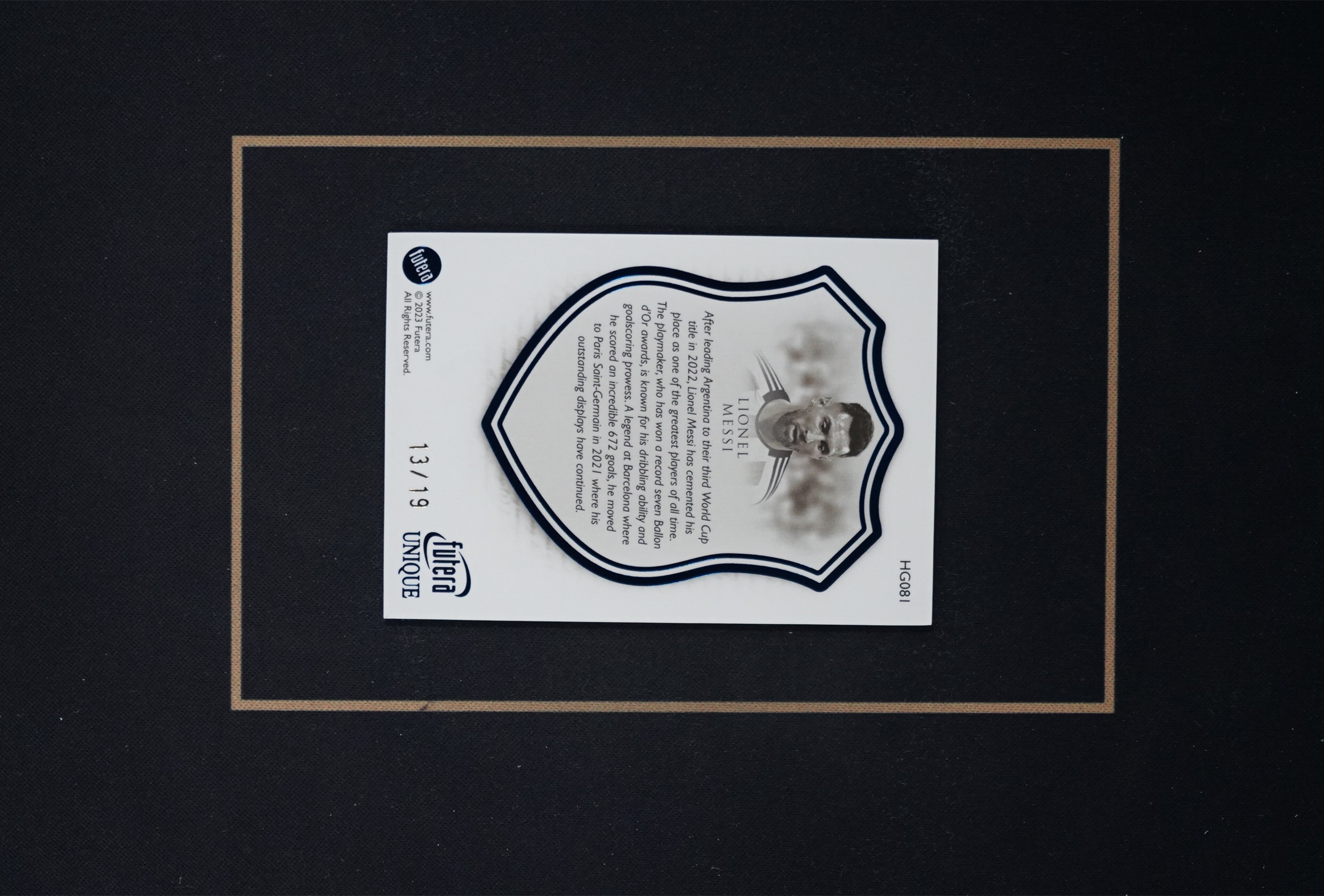 2023 Futera Futera Unique Lionel Messi 福特拉 阿根廷 梅西 19编 蓝平行【V331】38【超新星代卖 ...