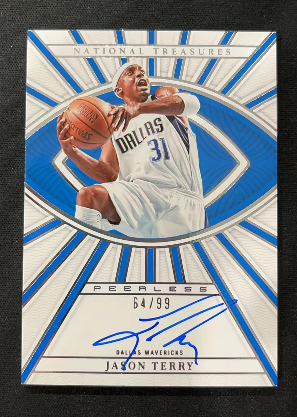 2022-23 National Treasures Jason Terry 【长安代卖】国宝 独行侠 杰森特里 签字 卡签 Peerless ...
