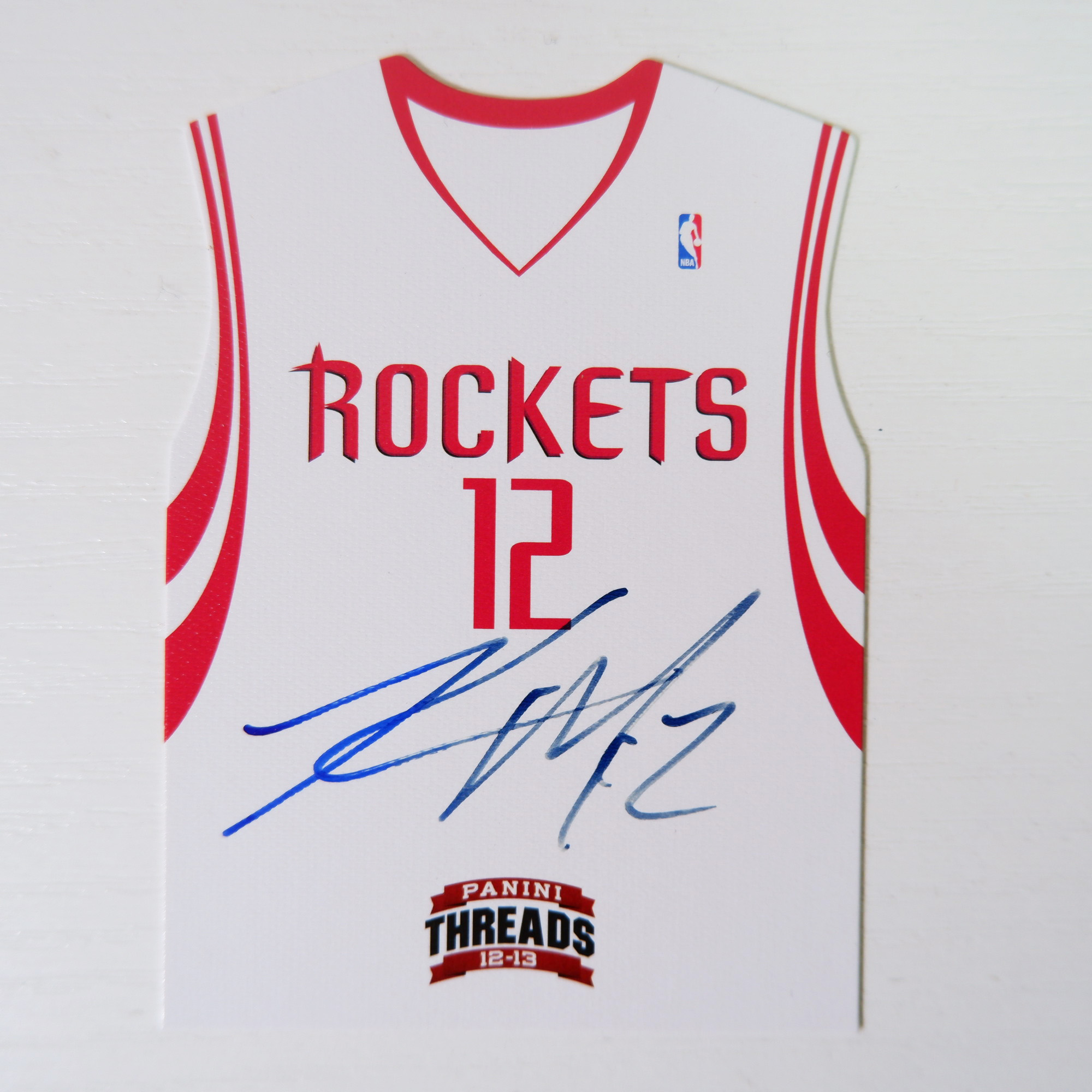 2012-13 Panini Threads Kevin Martin 【小町拍卖】凯文 马丁 火箭 小背心签字 卡签 系列独有【冰蓝】 卡淘