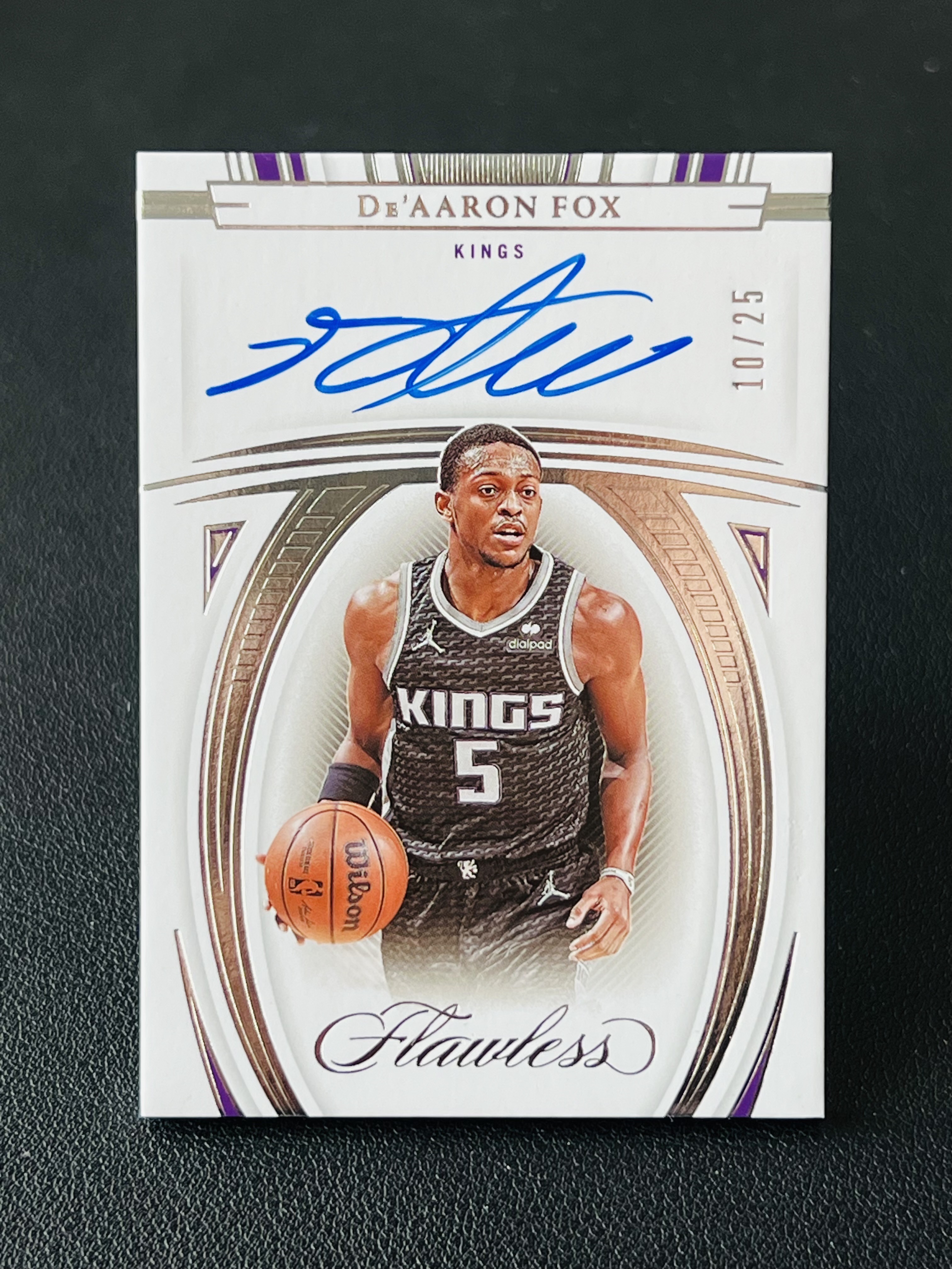 【宁波芳姐代拍】2021-22 Panini Flawless De'Aaron Fox 签字 /25 国王 达龙 福克斯 小狐狸 当红炸子鸡 ...