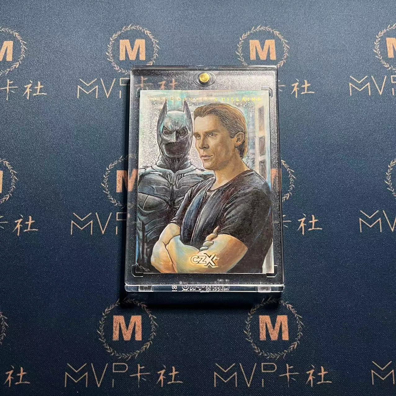 2018 DC Universe Cryptozoic CZX寒武纪 手绘卡 【MVP拍卖】 1/1编 ofo 蝙蝠侠 Batman 布鲁斯 ...